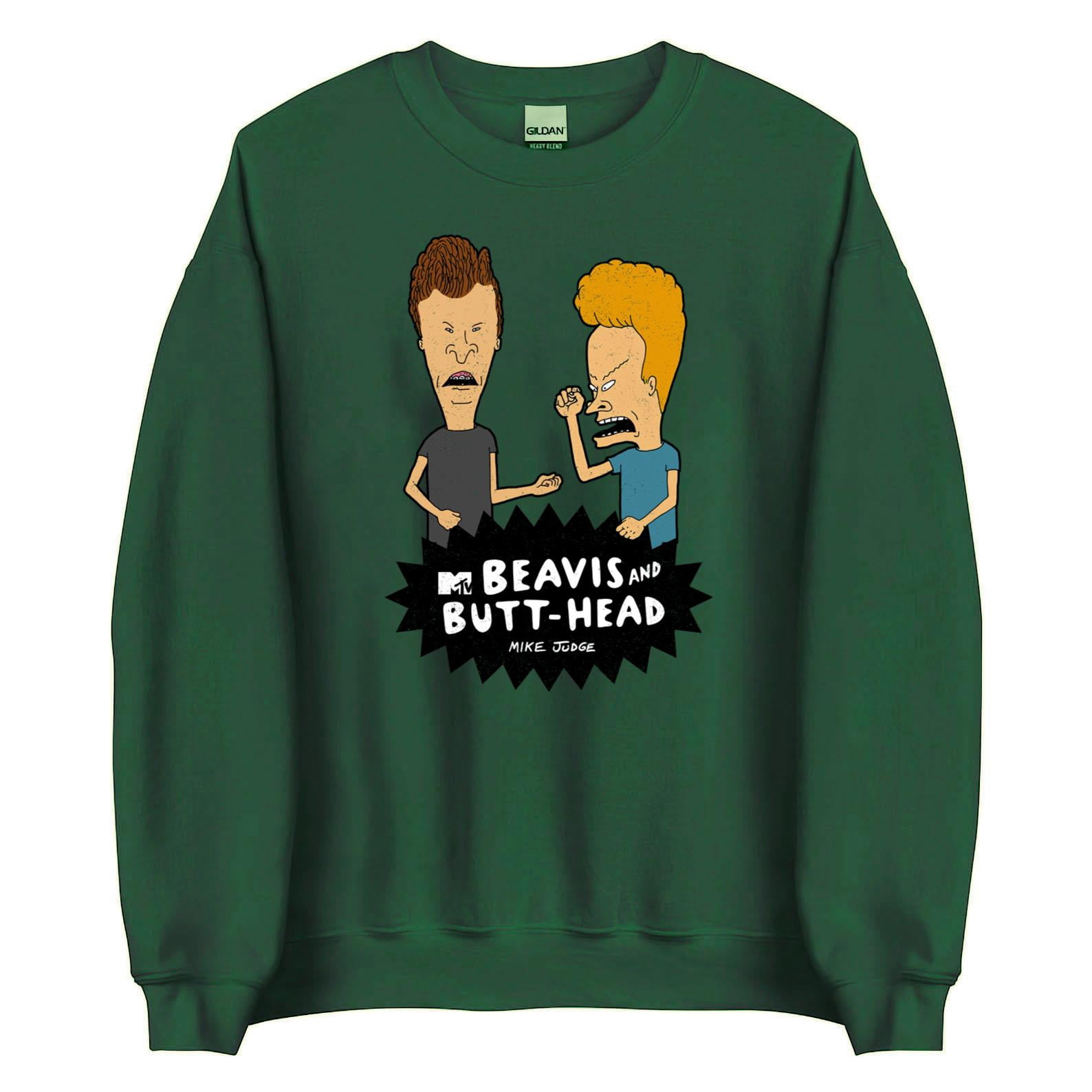 MTV Beavis and Butthead Men T-shirt Beavis Butthead Logo White Graphic ...