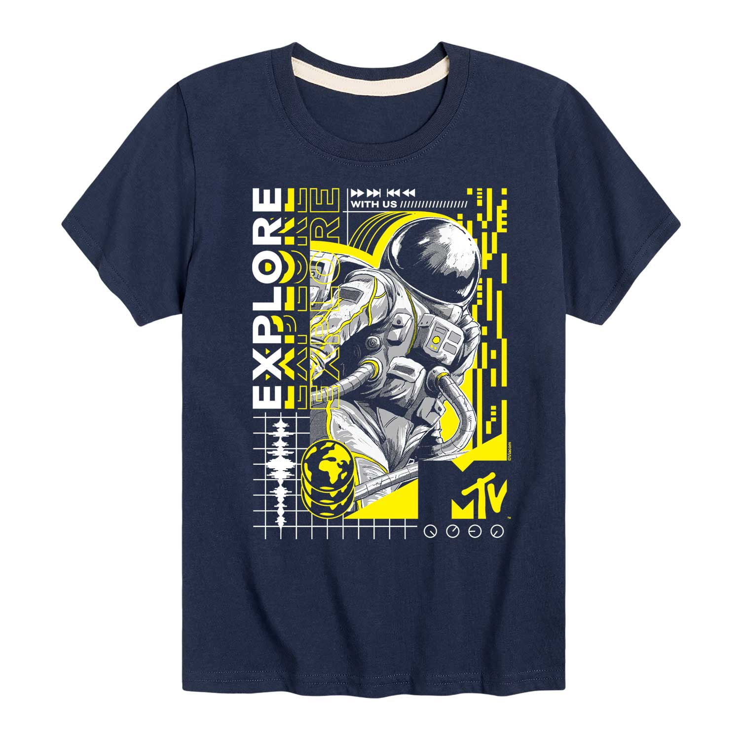 MTV - Explore Moon Person - Toddler & Youth Short Sleeve Graphic T ...