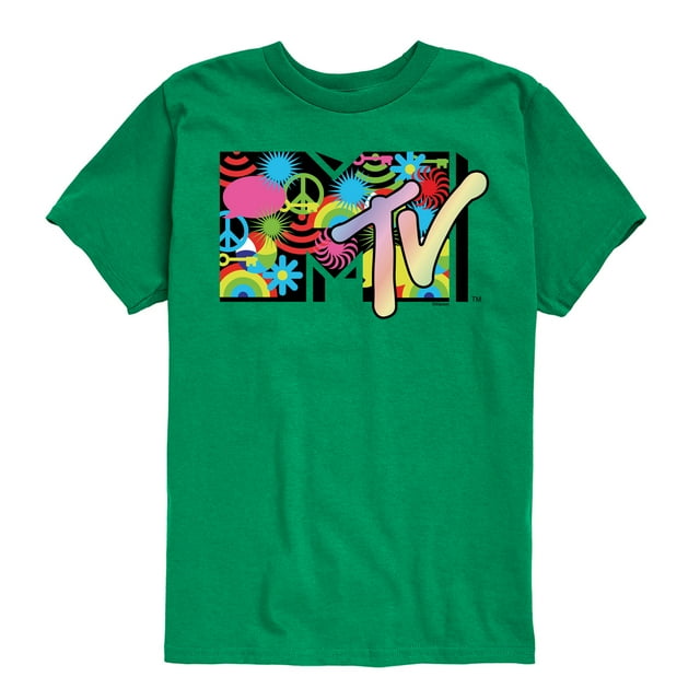 MTV - Icon Collage Logo - Toddler & Youth Short Sleeve Graphic T-Shirt ...