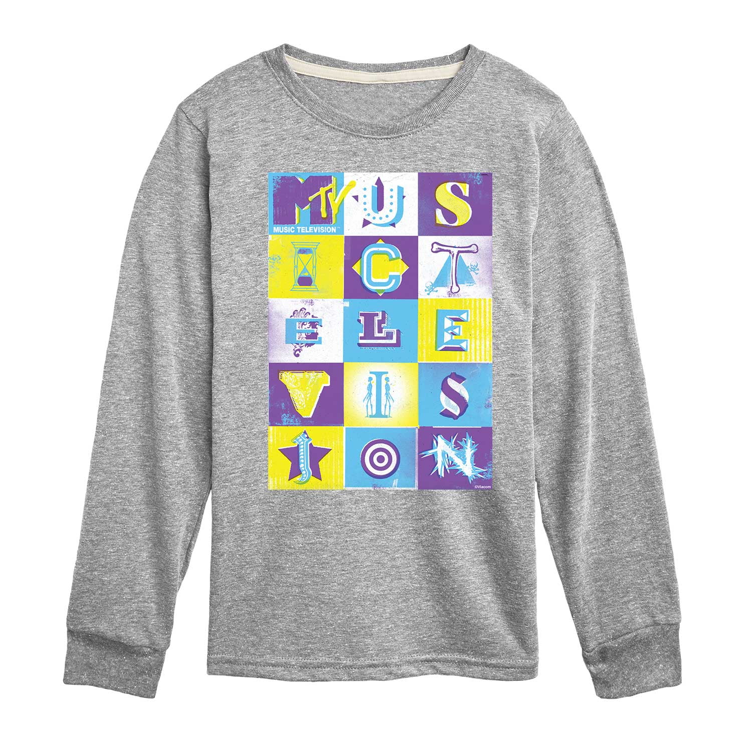 MTV Logo - Gig Poster - Toddler And Youth Long Sleeve Graphic T-Shirt ...
