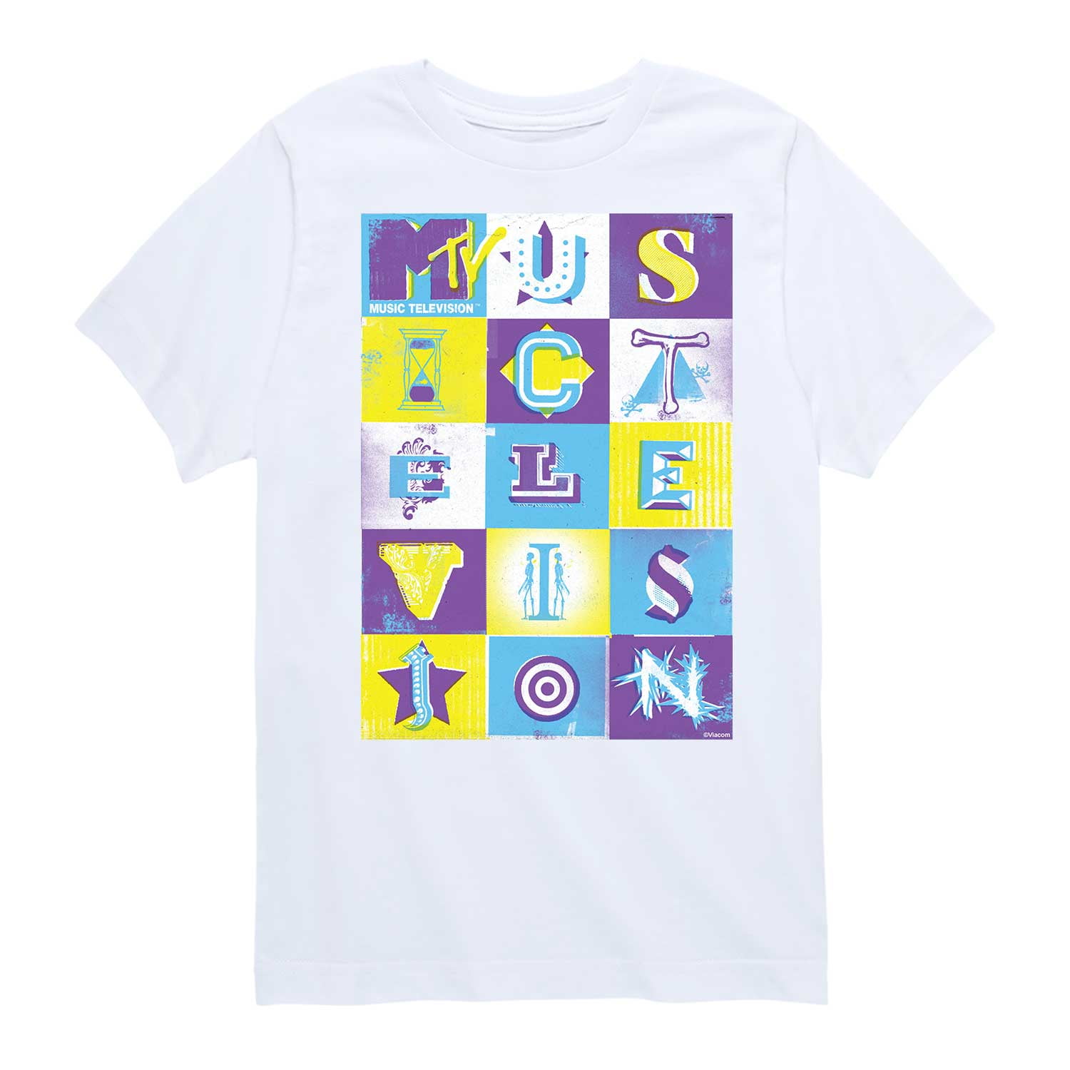 MTV Logo - Gig Poster - Toddler And Youth Short Sleeve Graphic T-Shirt ...