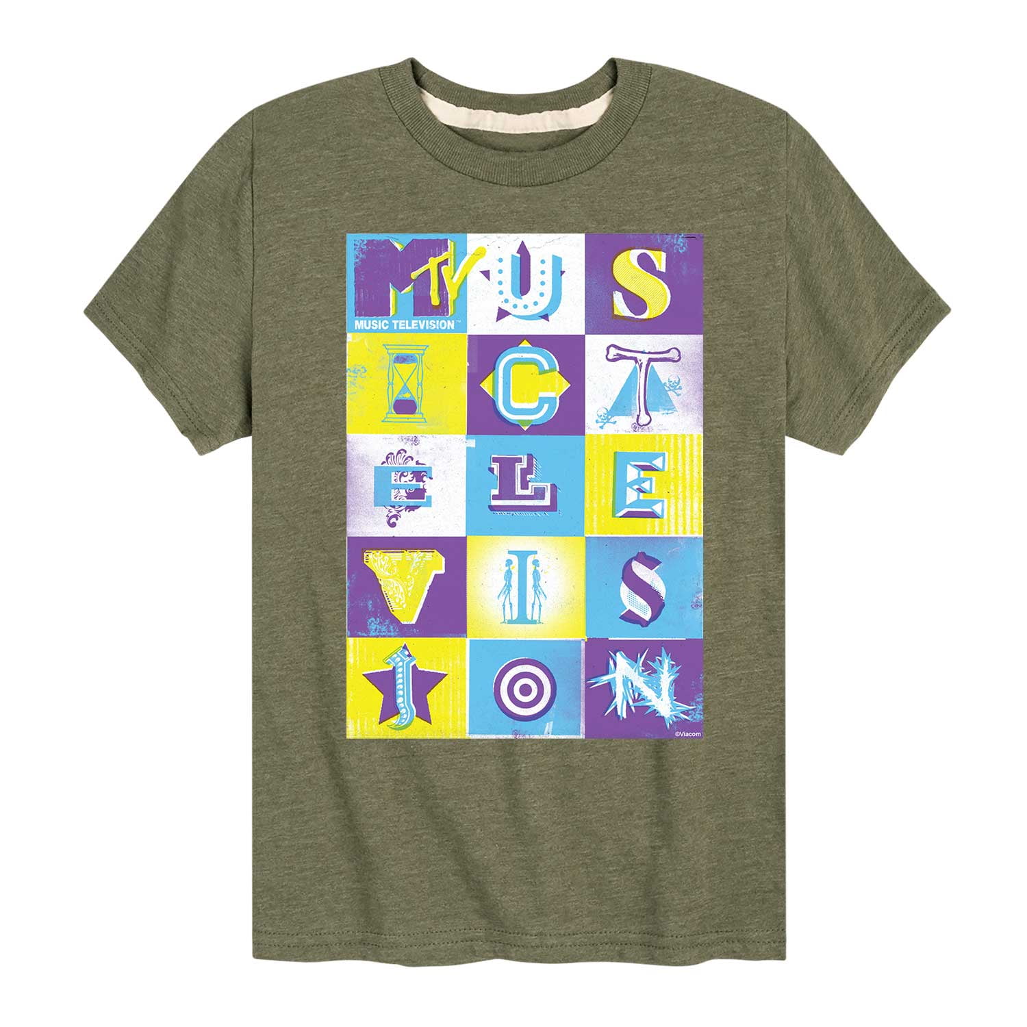 MTV Logo - Gig Poster - Toddler And Youth Short Sleeve Graphic T-Shirt ...
