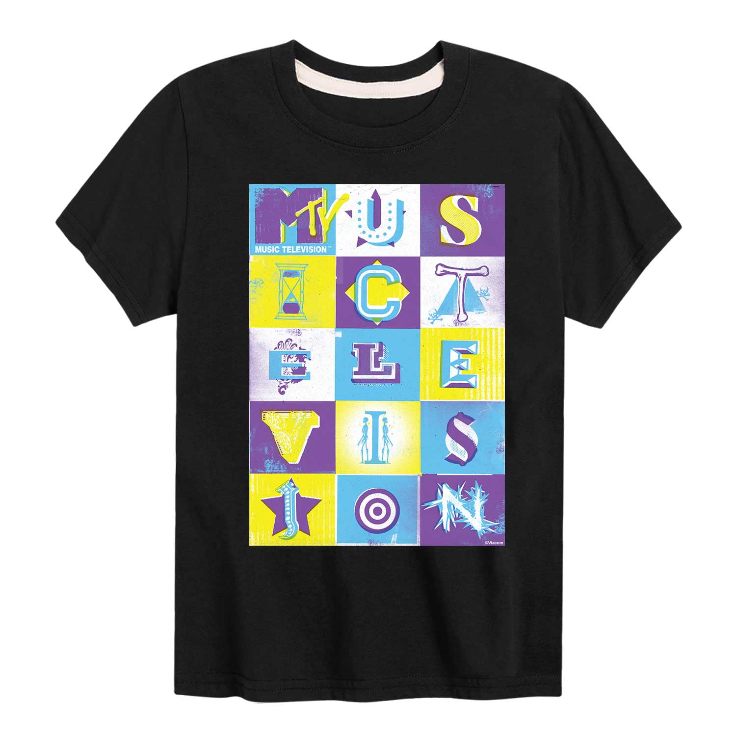 MTV Logo - Gig Poster - Toddler And Youth Short Sleeve Graphic T-Shirt ...