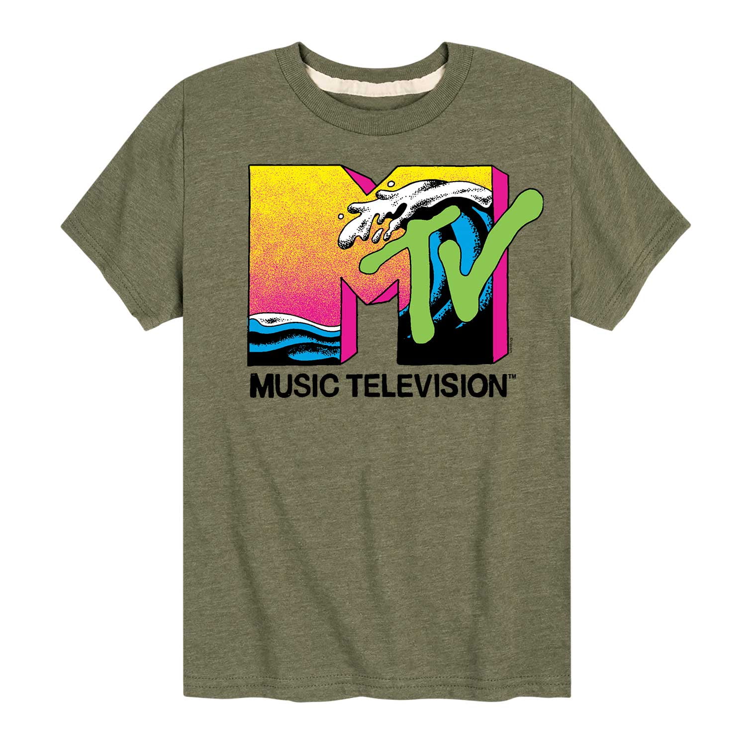 MTV Logo - Ocean Wave - Toddler And Youth Short Sleeve Graphic T-Shirt ...