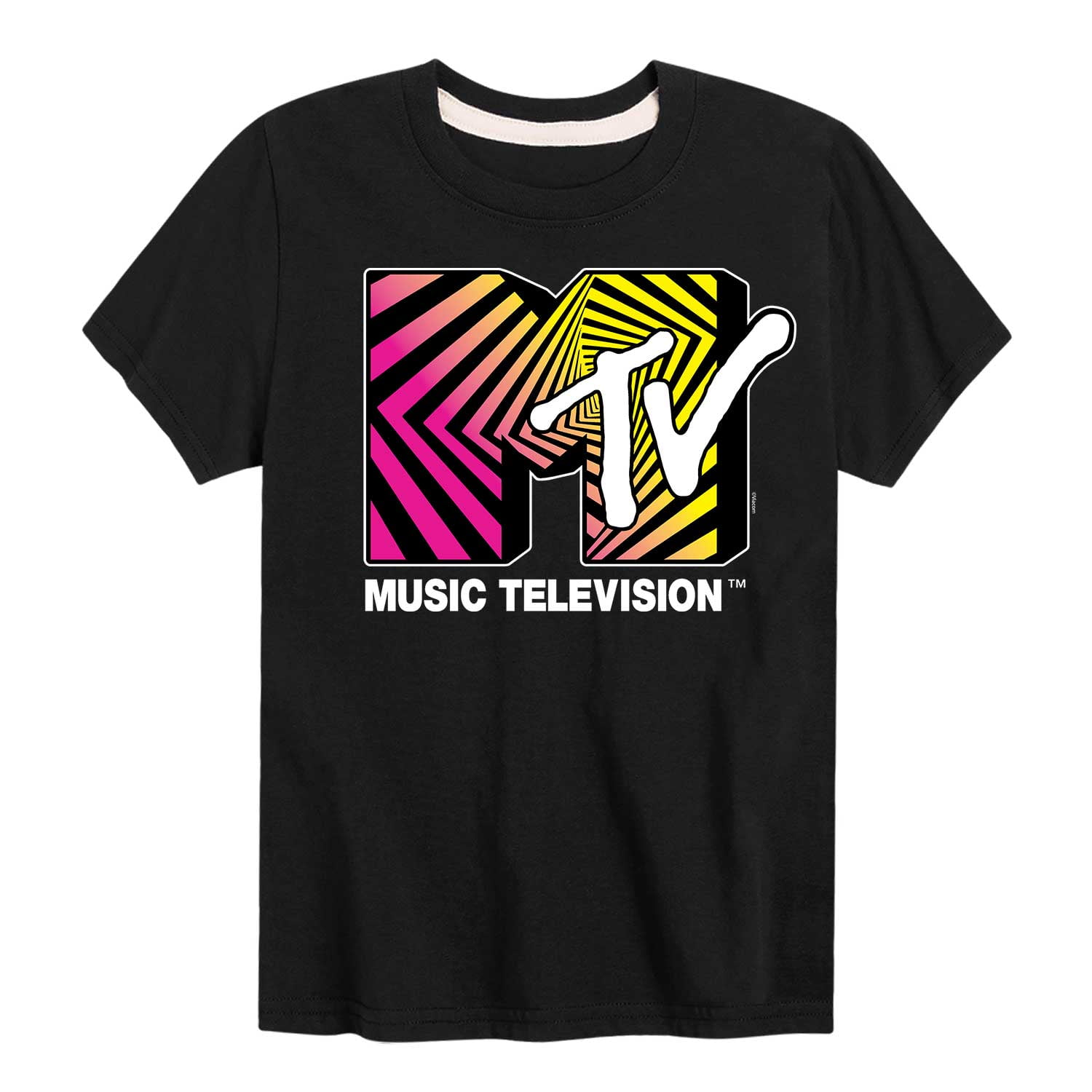 MTV Logo - Optical 80S - Toddler And Youth Short Sleeve Graphic T-Shirt ...