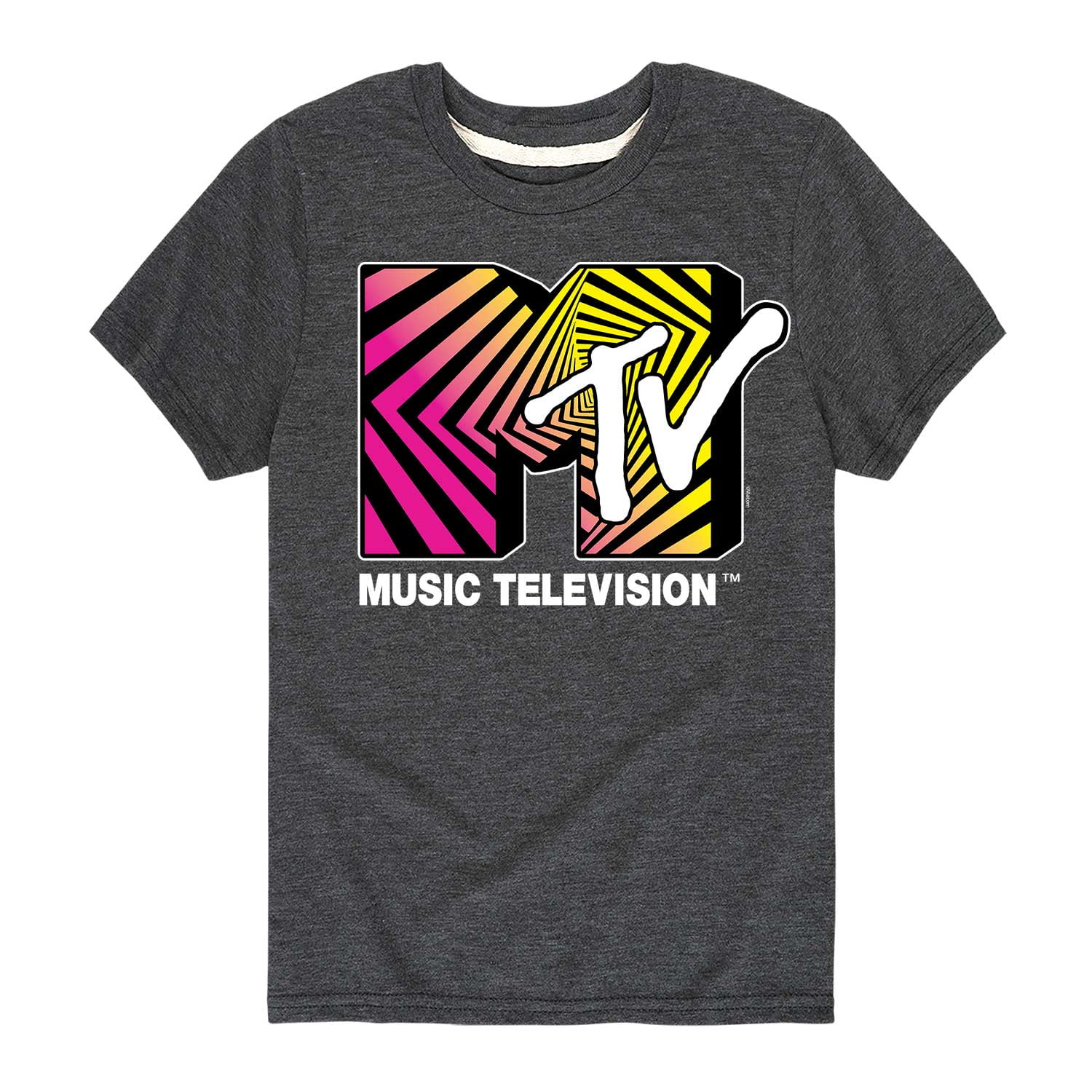 MTV Logo - Optical 80S - Toddler And Youth Short Sleeve Graphic T-Shirt ...