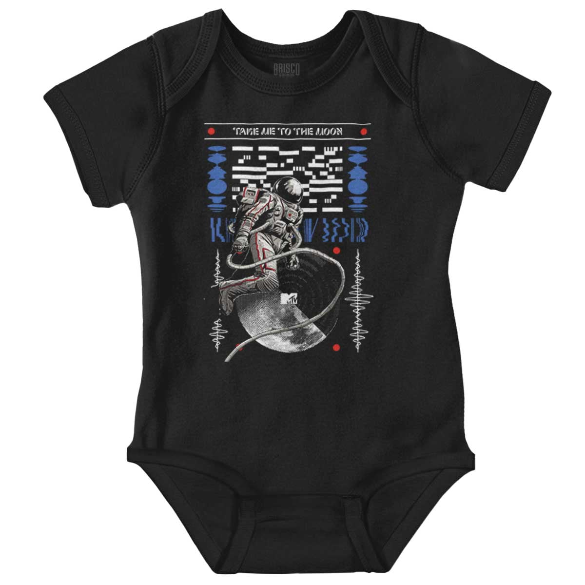 MTV Logo Spaceman Take Me to the Moon Romper Boys or Girls Infant Baby ...