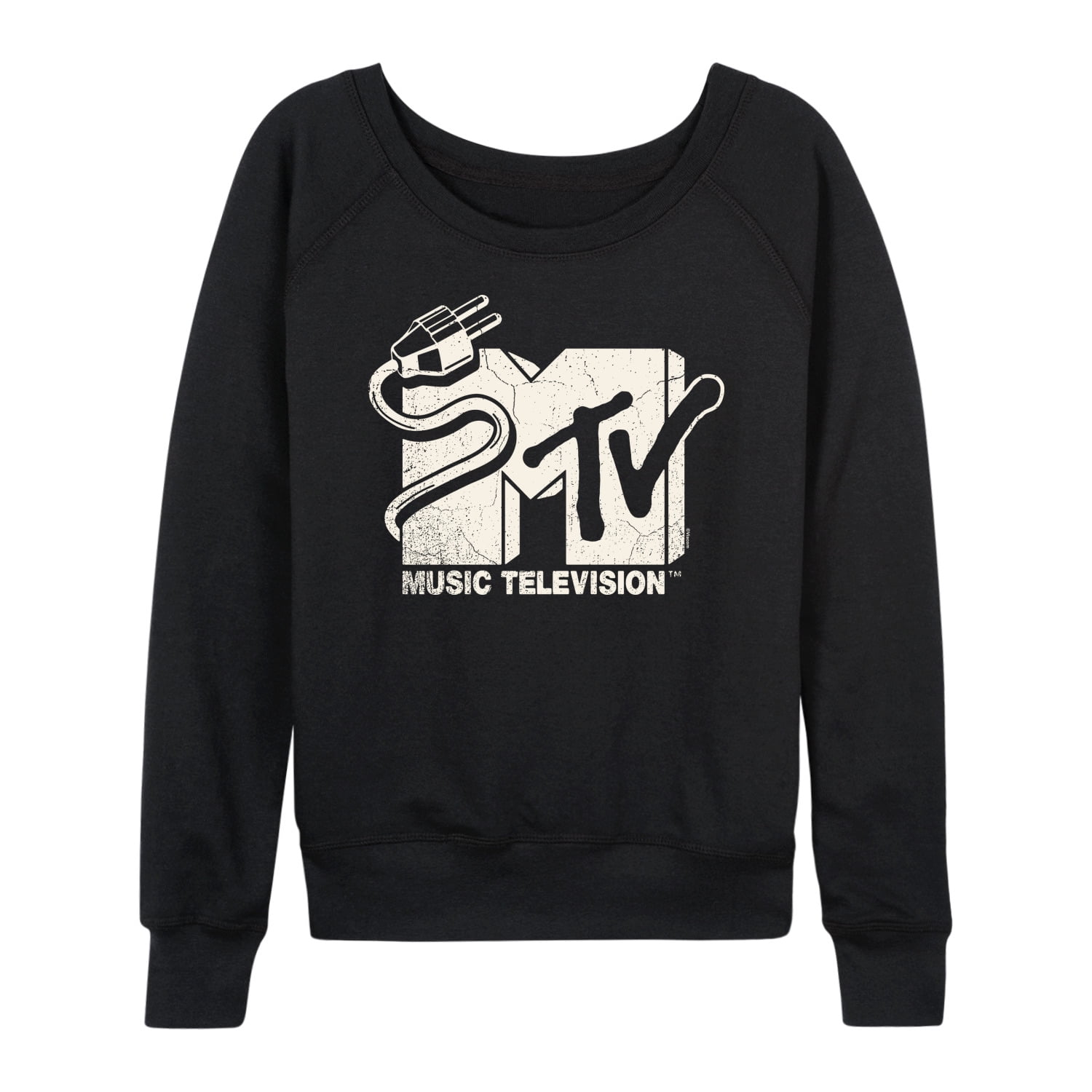 MTV - MTV Unplugged Logo - Women's Lightweight French Terry Long Sleeve ...