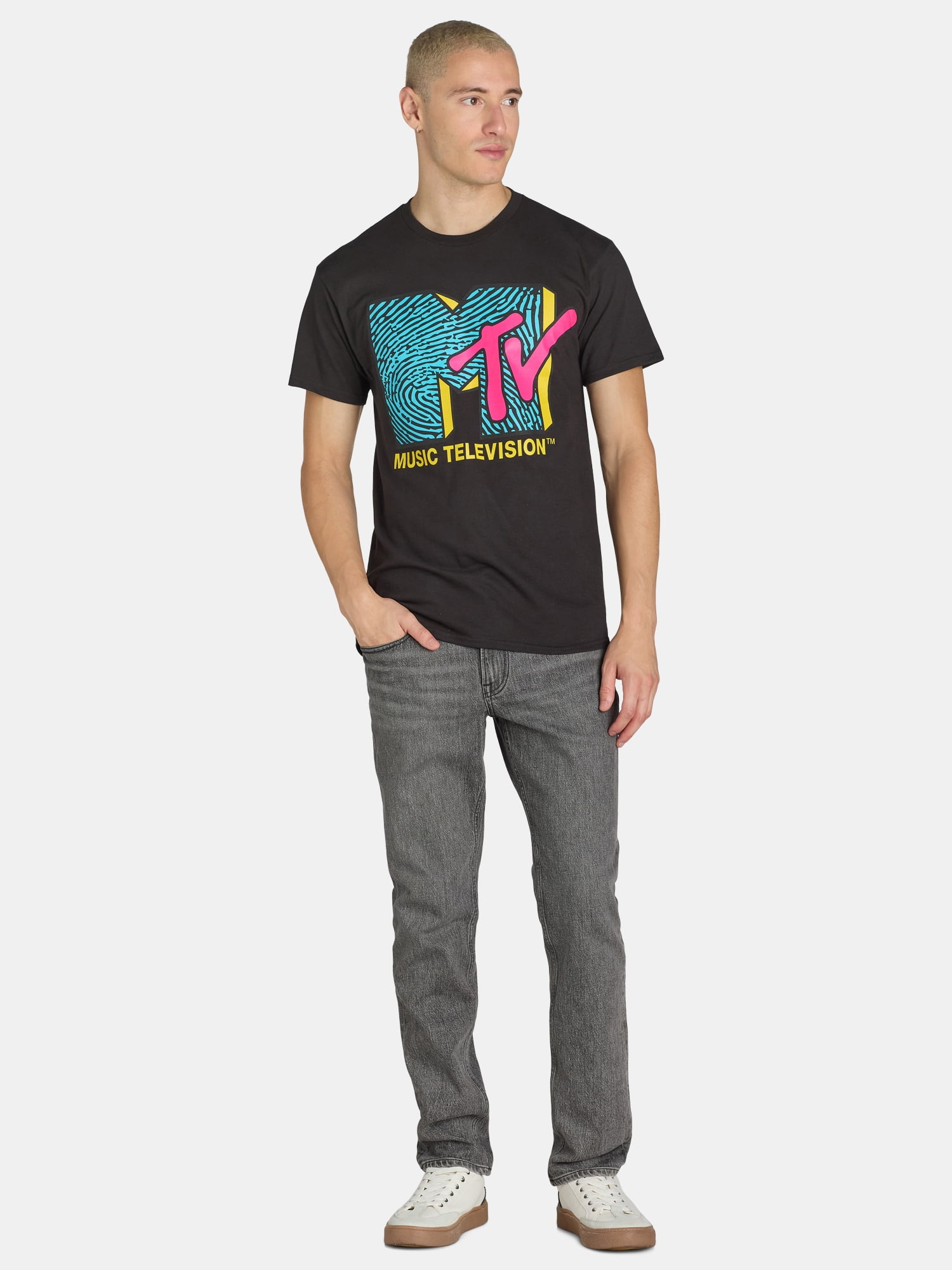 MTV Men's Logo Graphic Tee with Short Sleeves, Sizes S-XL - Walmart.com