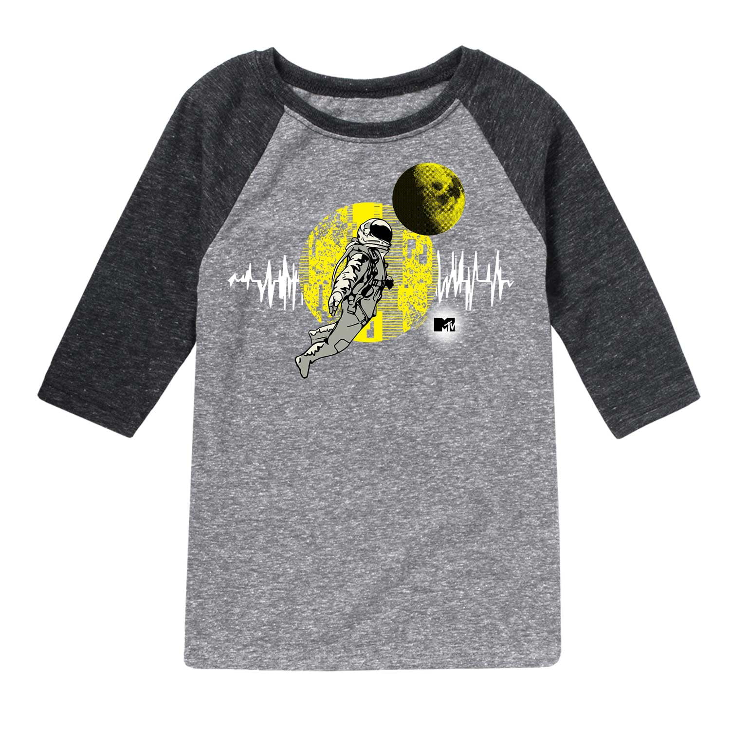 MTV Moon Person - Wavelength - Toddler And Youth Raglan Graphic T-Shirt ...