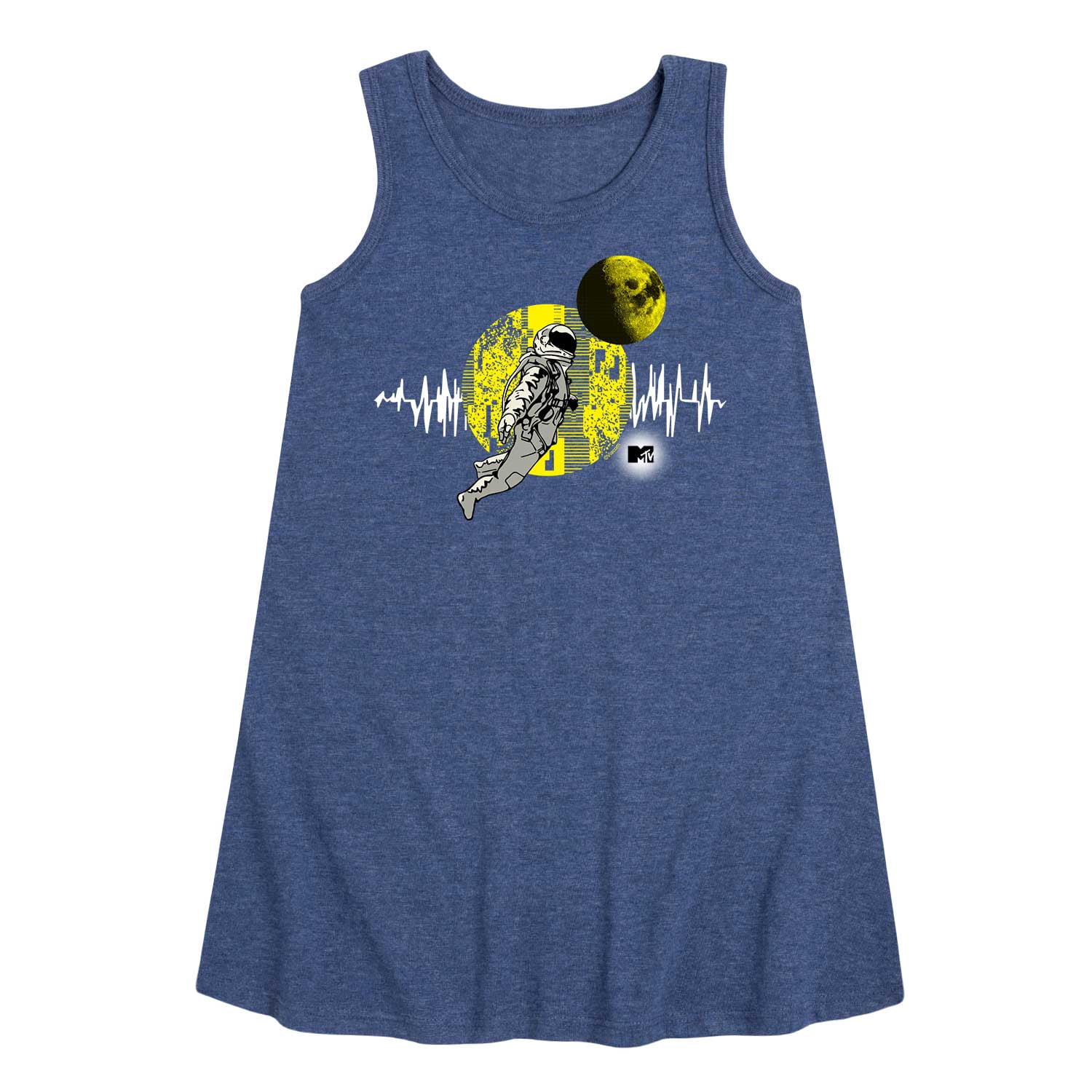 MTV Moon Person - Wavelength - Toddler and Youth Girls A-line Dress ...