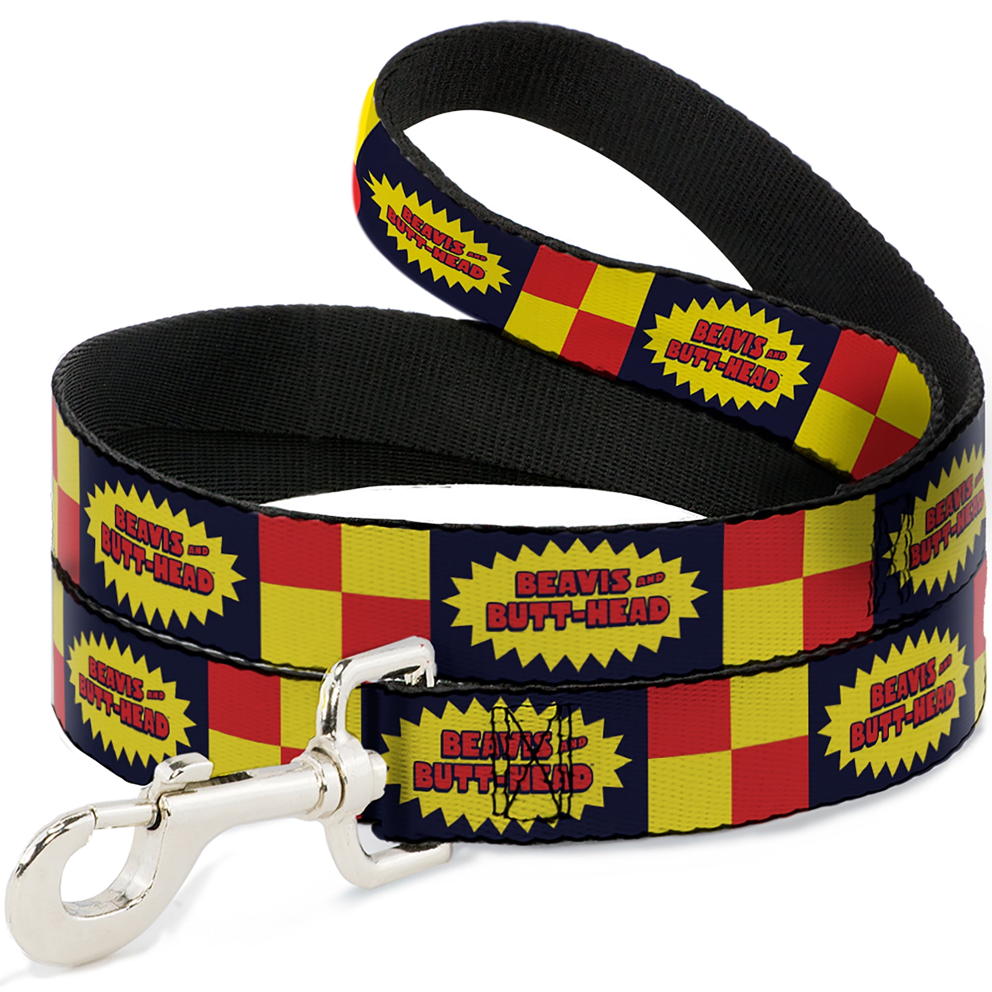 MTV Pet Leash, Dog Leash, Beavis and Butt-Head Title Logo Checker Black ...