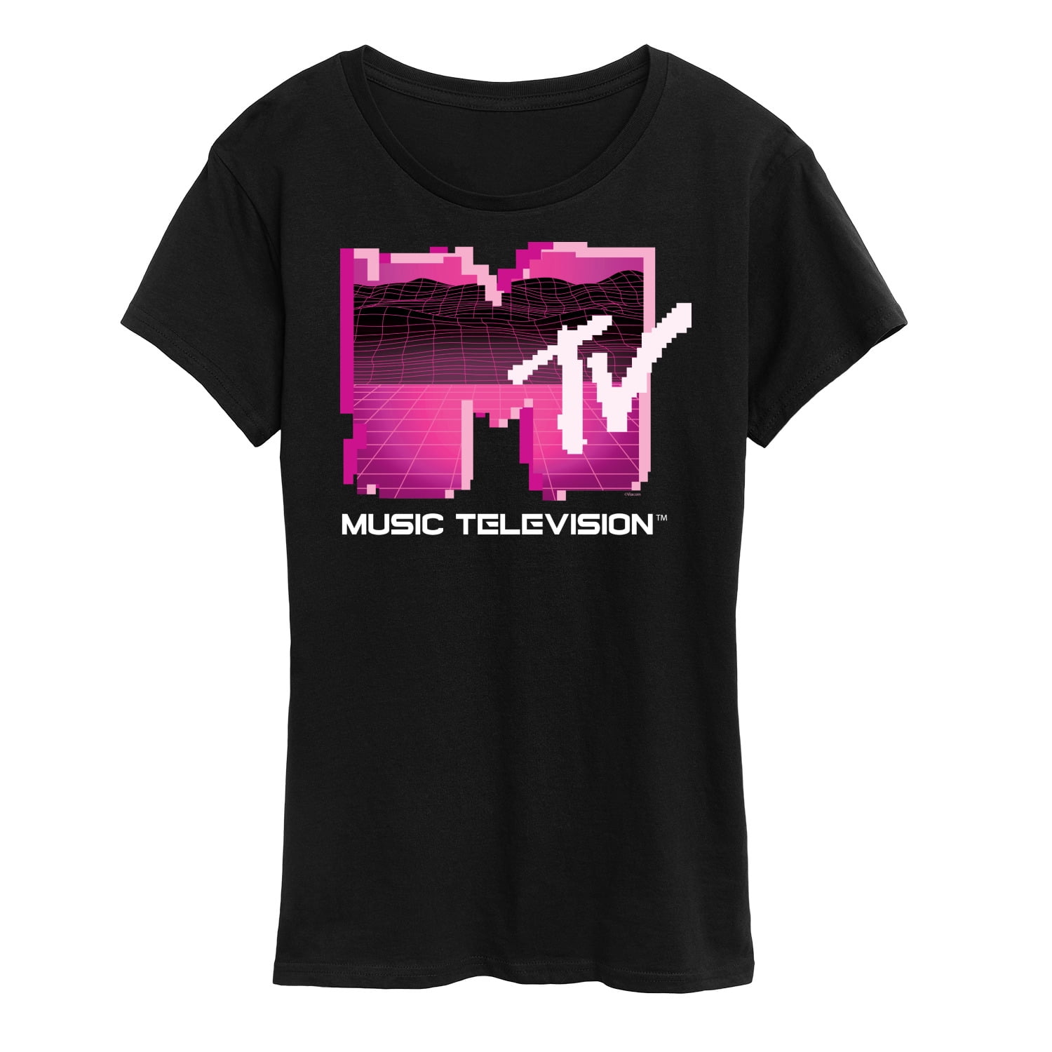 MTV - Retro Gamer Logo - Women's Short Sleeve Graphic T-Shirt - Walmart.com