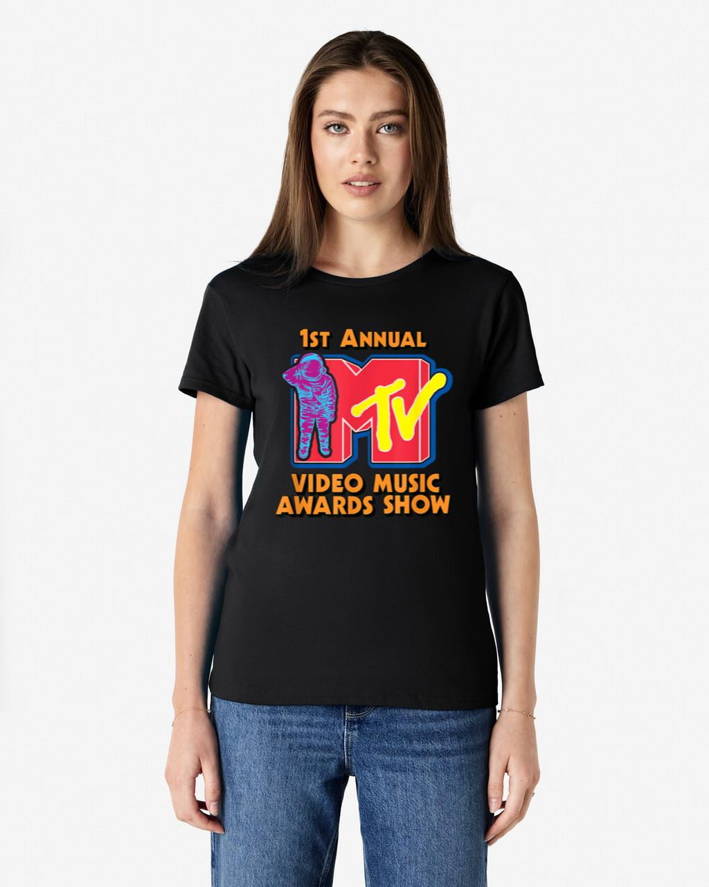 MTV Retro Neon 1st Annual Video Unisex tee , for men & women, up to ...