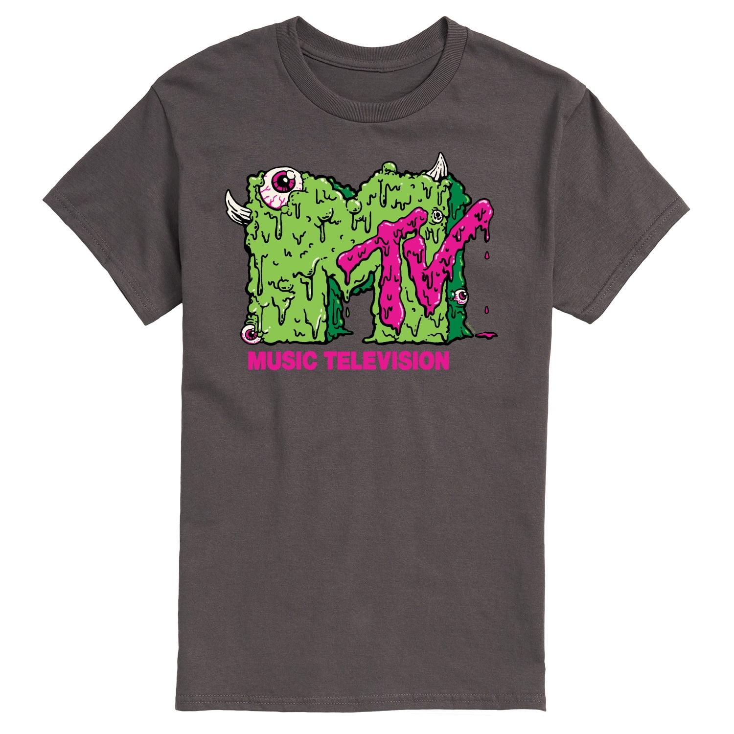 MTV - Slime Logo - Men's Short Sleeve Graphic T-Shirt - Walmart.com