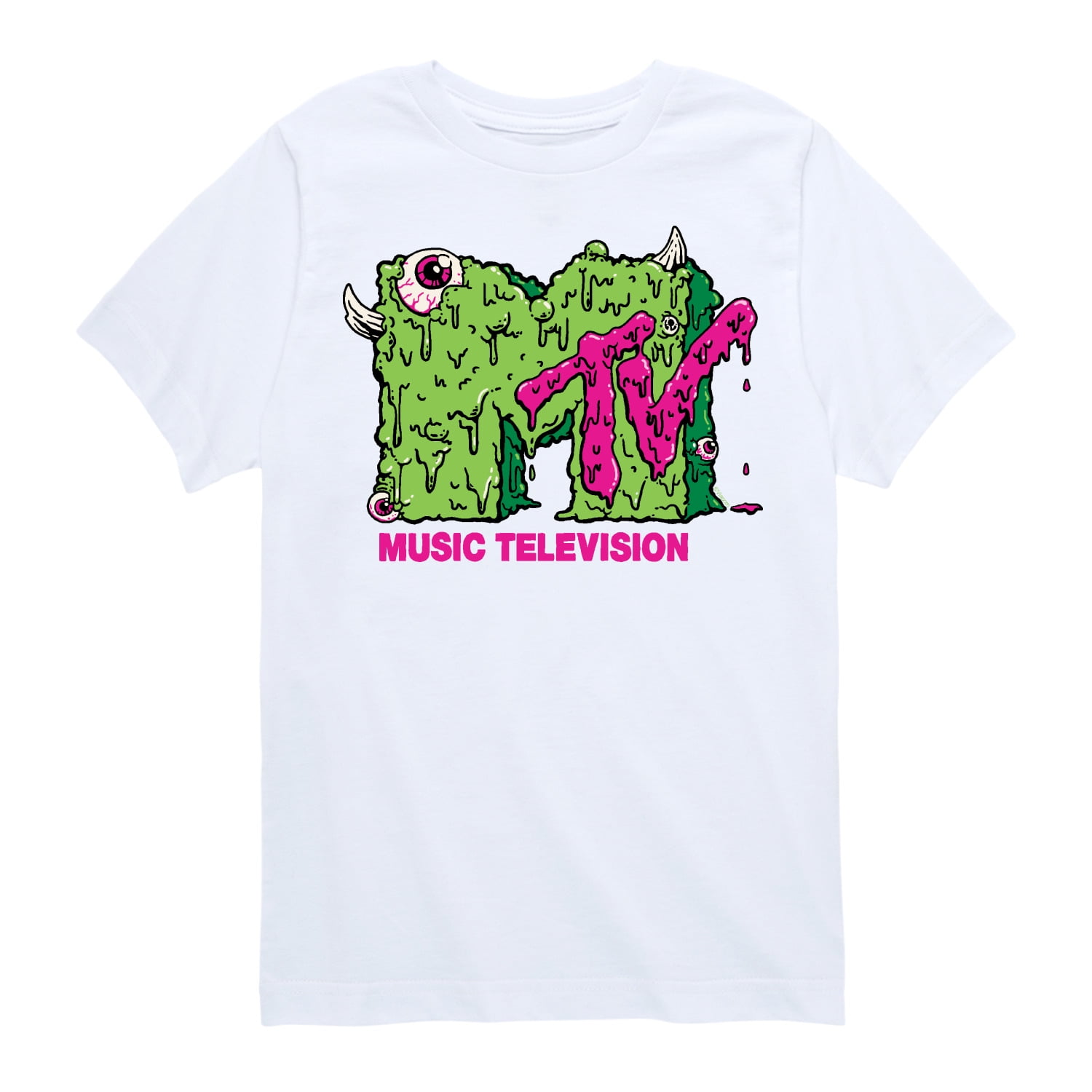 MTV - Slime Logo - Toddler & Youth Short Sleeve Graphic T-Shirt ...