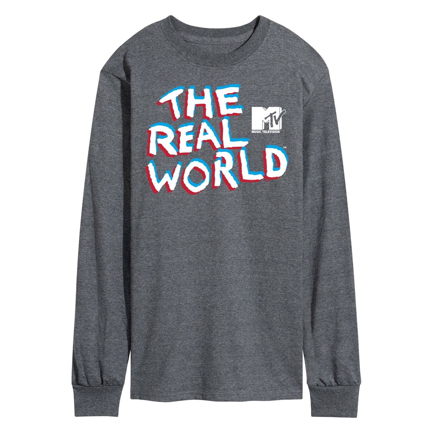 MTV - The Real World Logo - Men's Long Sleeve T-Shirt - Walmart ...
