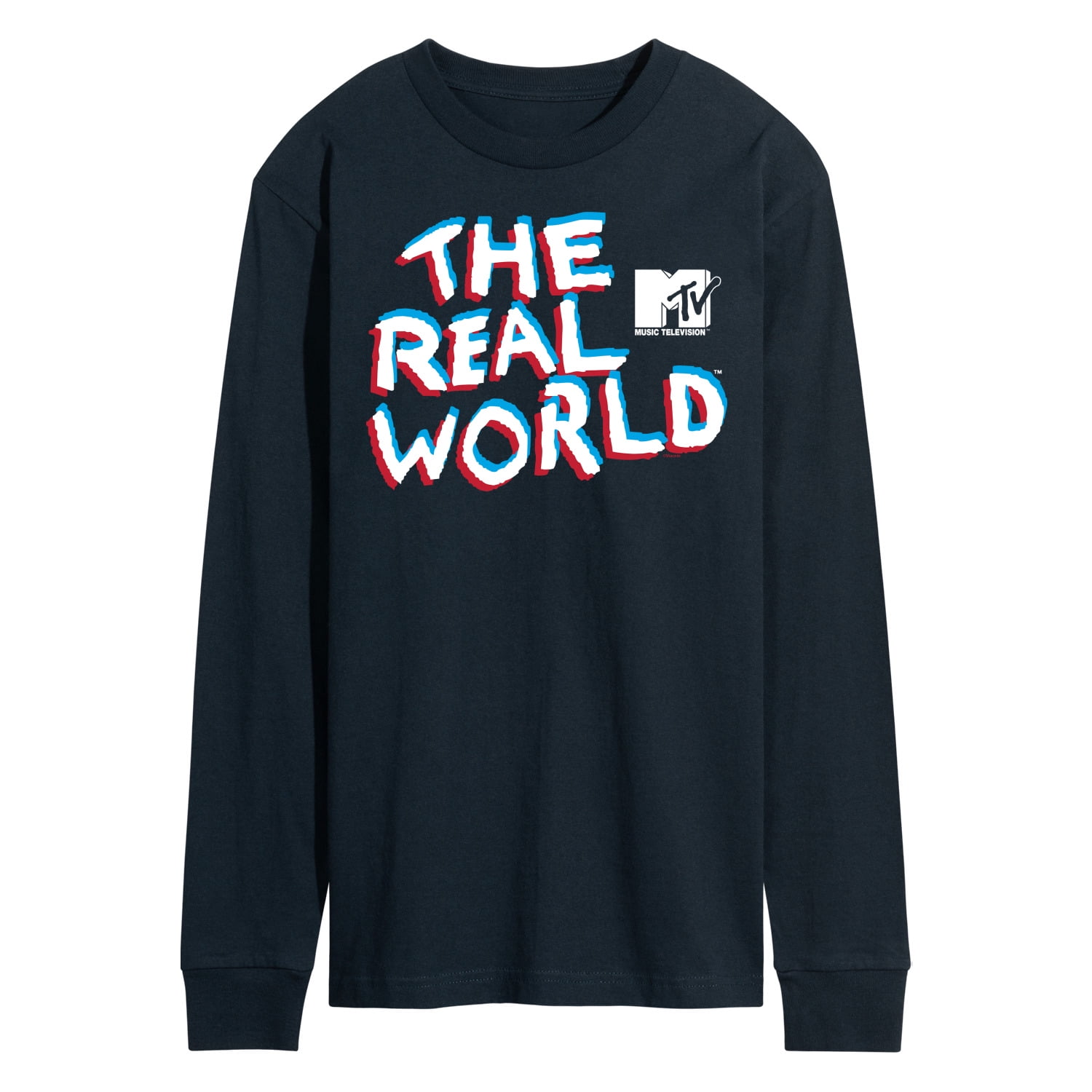 MTV - The Real World Logo - Men's Long Sleeve T-Shirt - Walmart.com