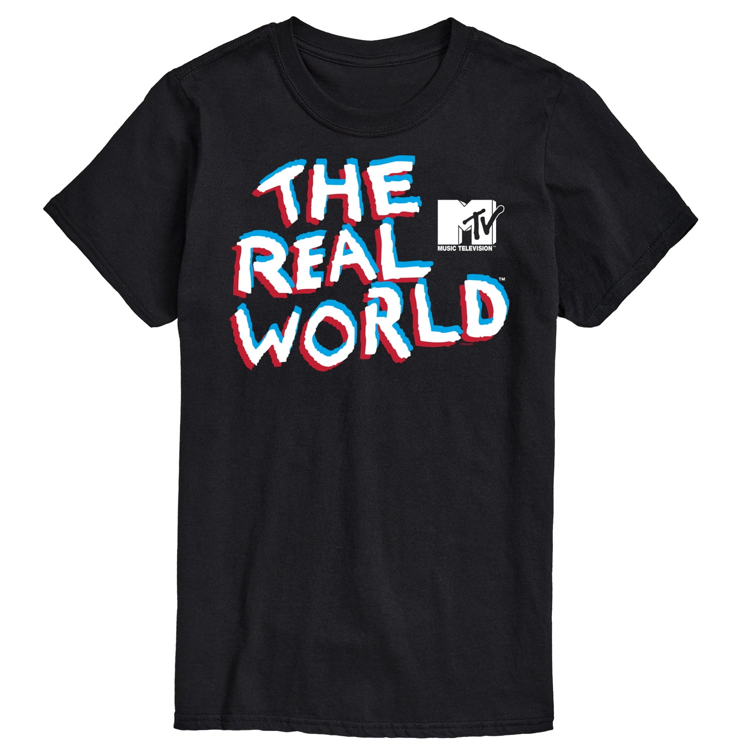 MTV - The Real World Logo - Men's Short Sleeve Graphic T-Shirt ...