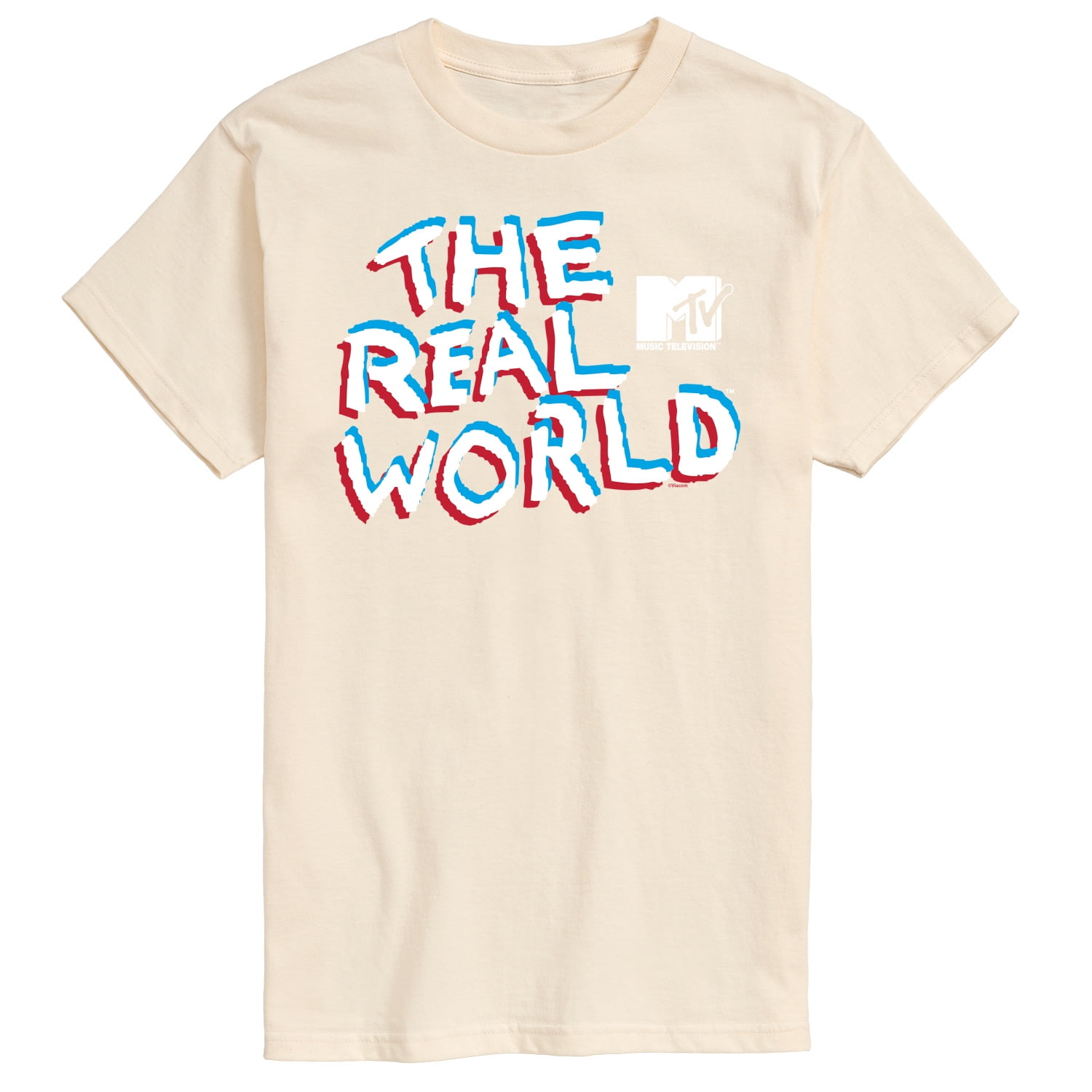 MTV - The Real World Logo - Men's Short Sleeve Graphic T-Shirt ...