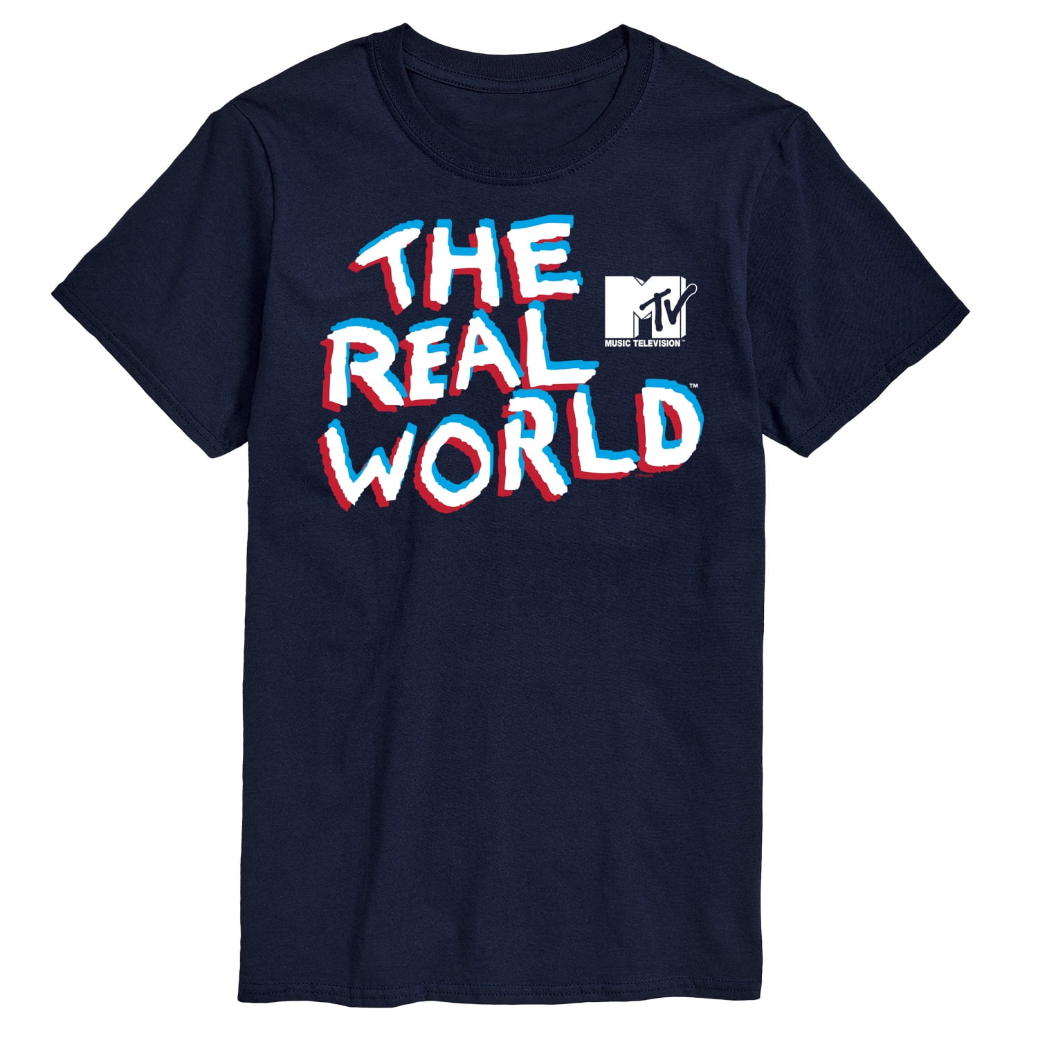 MTV - The Real World Logo - Men's Short Sleeve Graphic T-Shirt ...