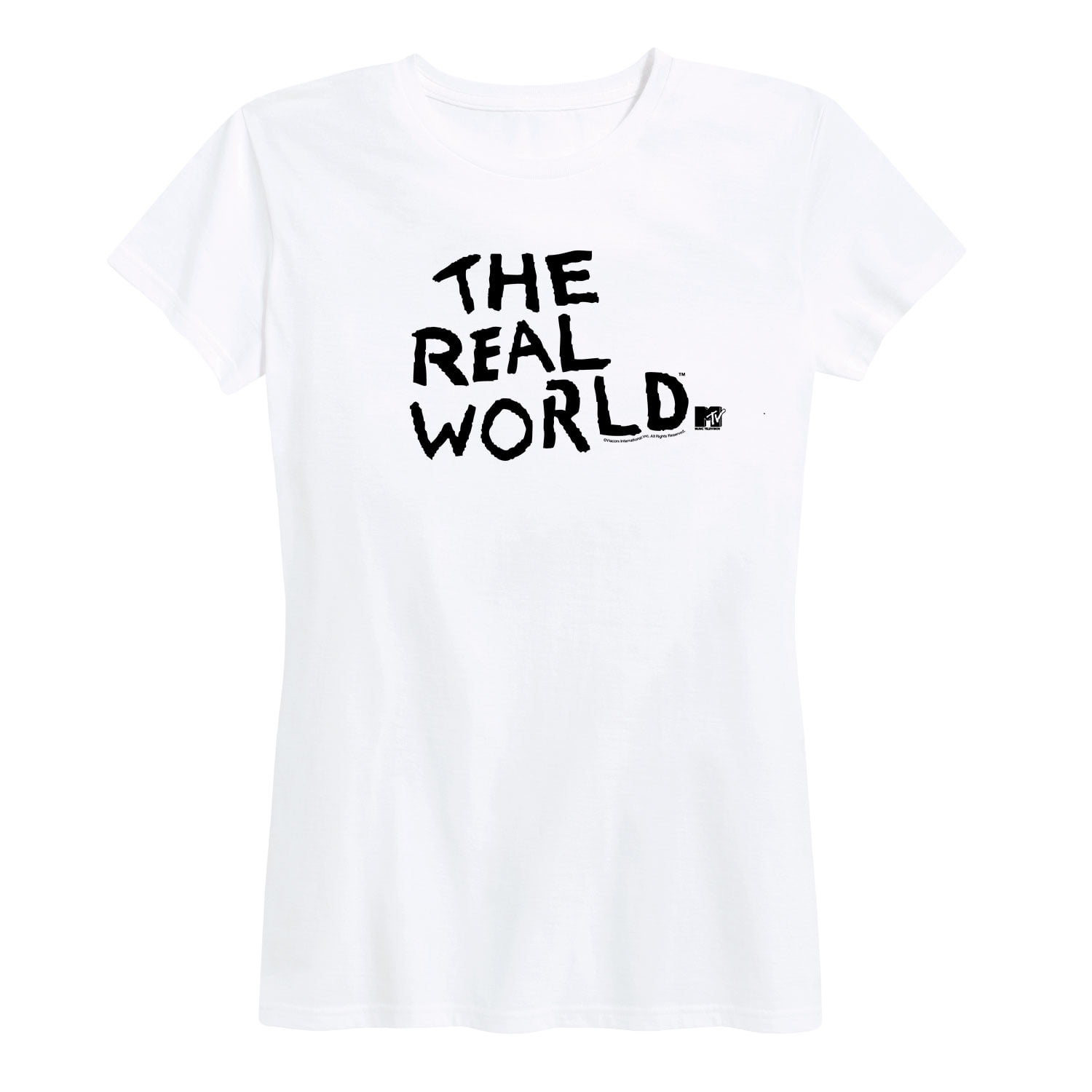 MTV - The Real World Logo - Women's Short Sleeve Graphic T-Shirt ...