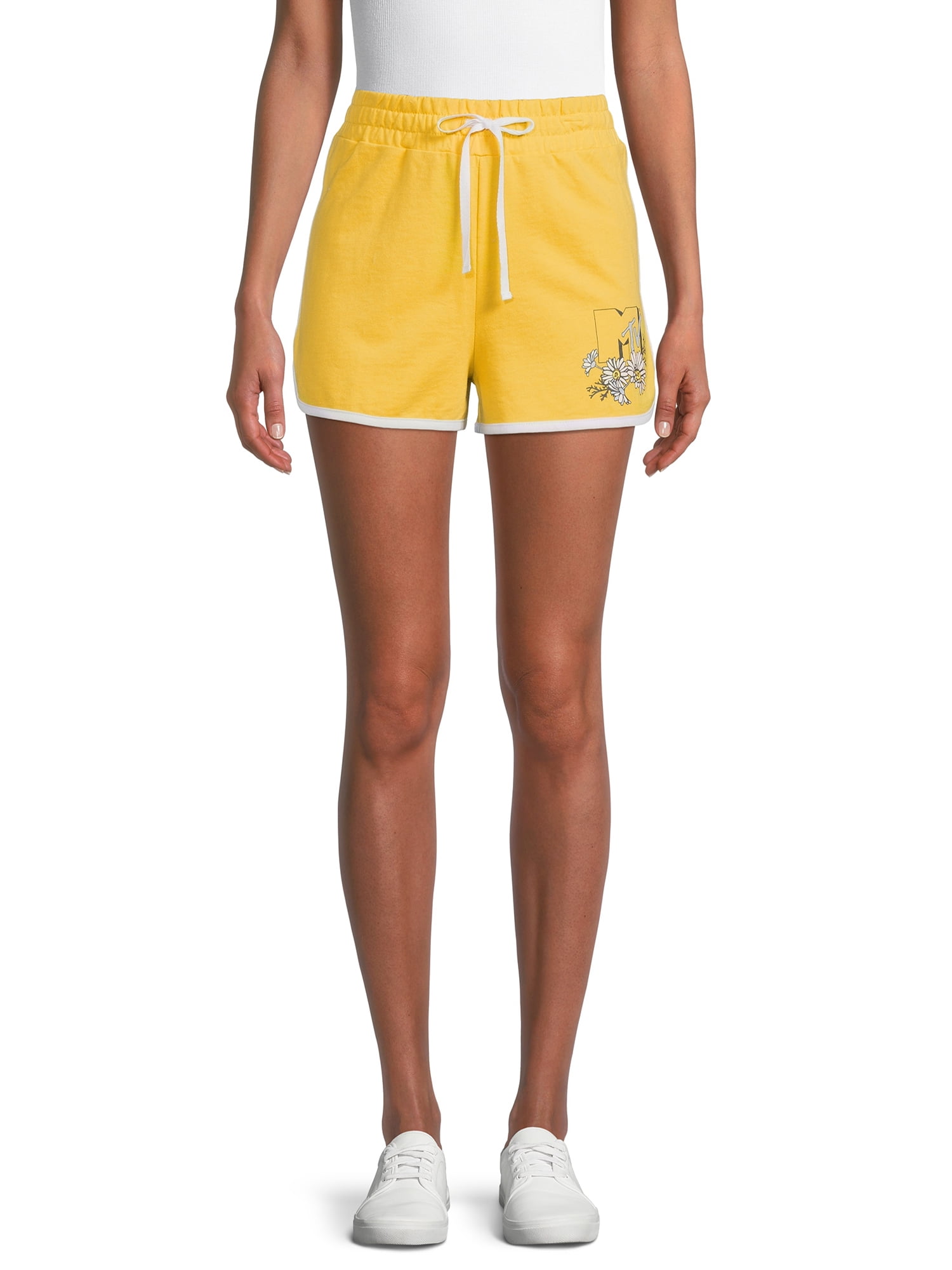 MTV Women's Juniors Retro Dolphin Graphic Shorts - Walmart.com