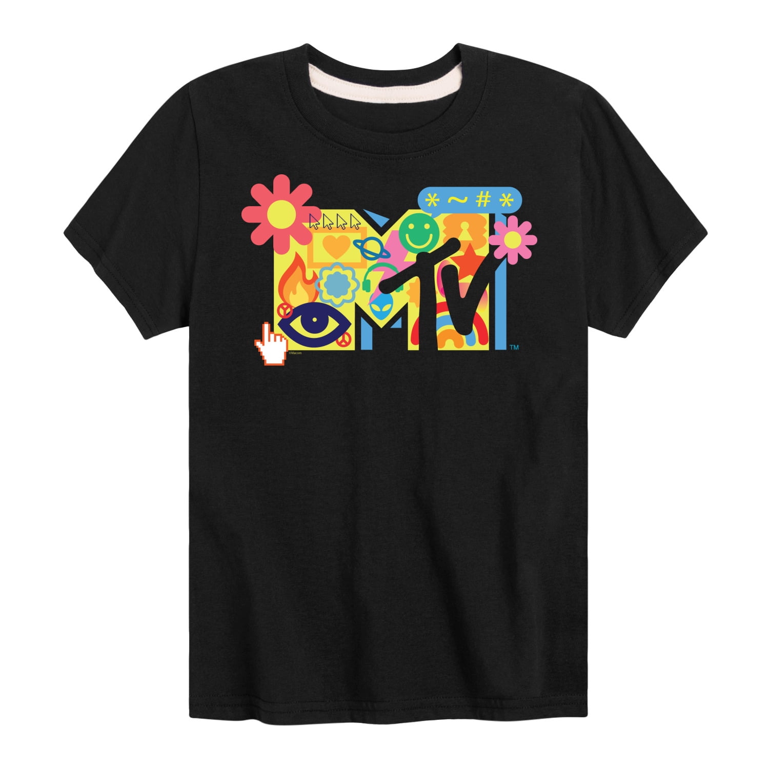 MTV - Y2k Logo - Toddler & Youth Short Sleeve Graphic T-Shirt - Walmart.com