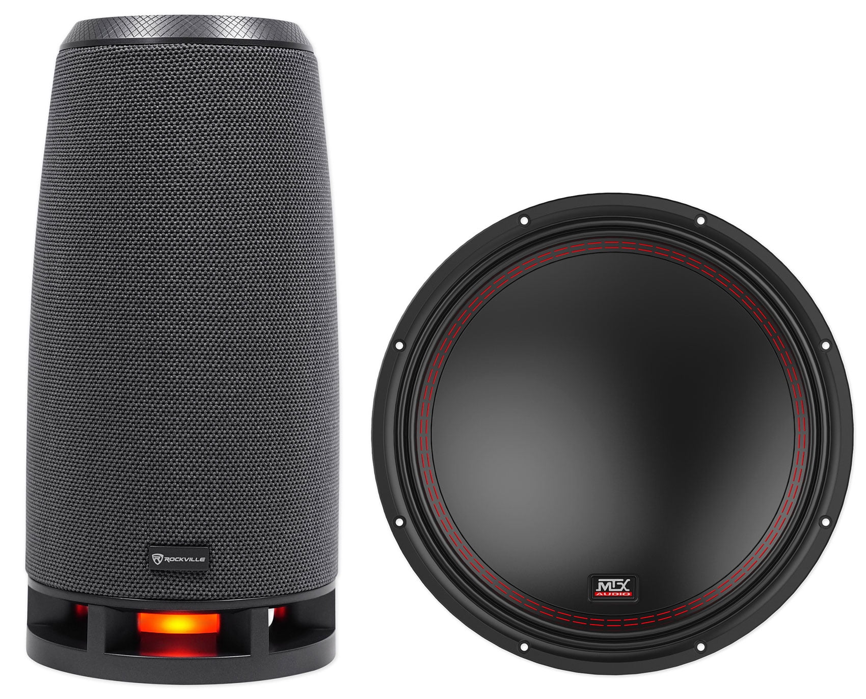 MTX 5512-22 12" 800 Watt Peak/400 Watt RMS DVC 2-ohm Car Subwoofer Sub ...