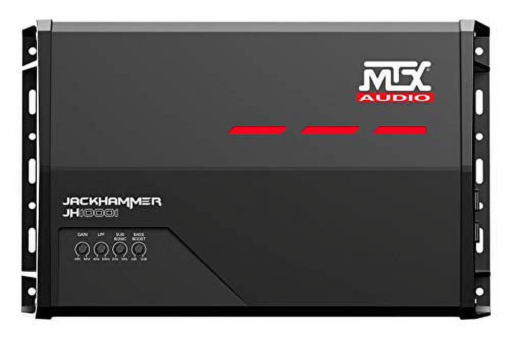 MTX Audio JH10001 Jackhammer Series 1000W Monoblock Class-D Car Audio ...