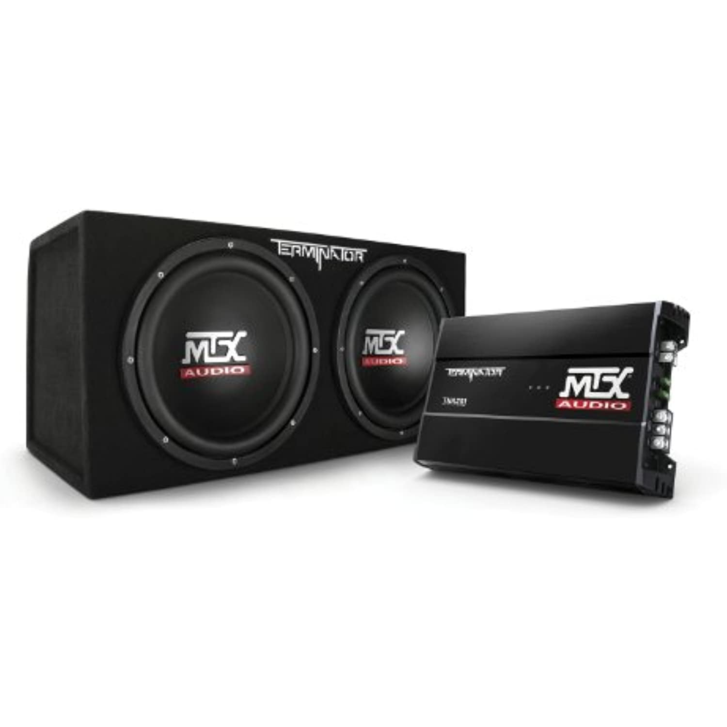 MTX Audio TNP212D2 Terminator Power Pack Subwoofer System - Set of 2 ...