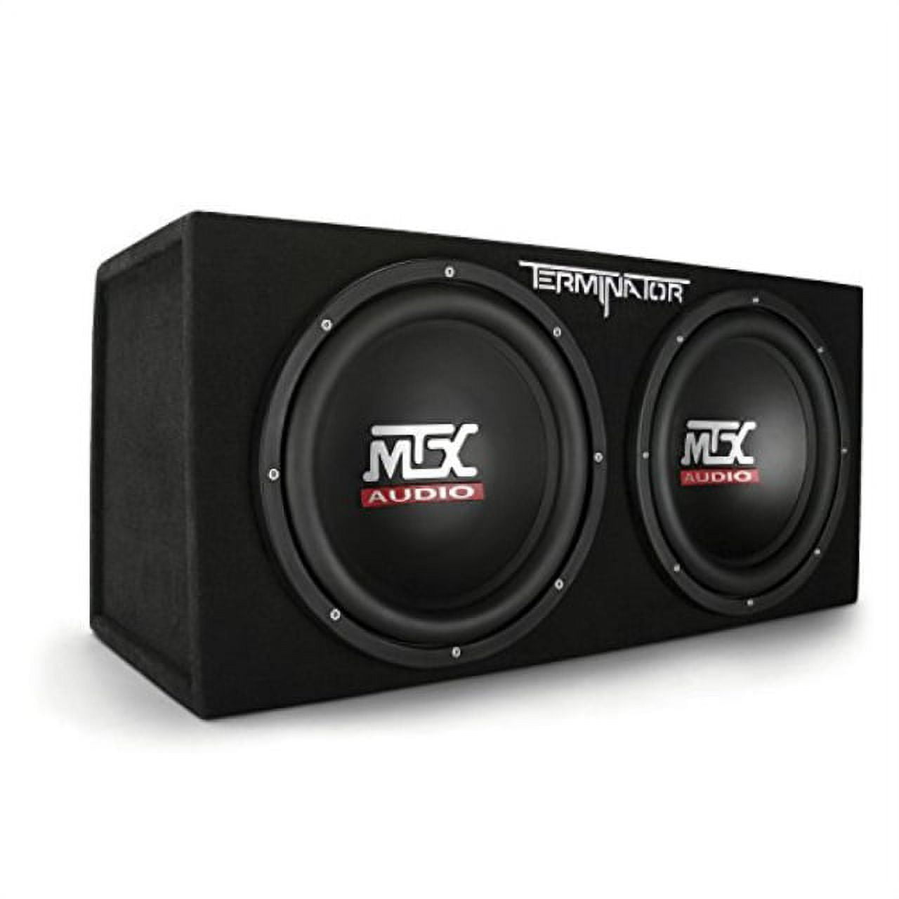 MTX Audio Terminator Series TNE212D 1,200-Watt Dual 12-Inch Sub ...