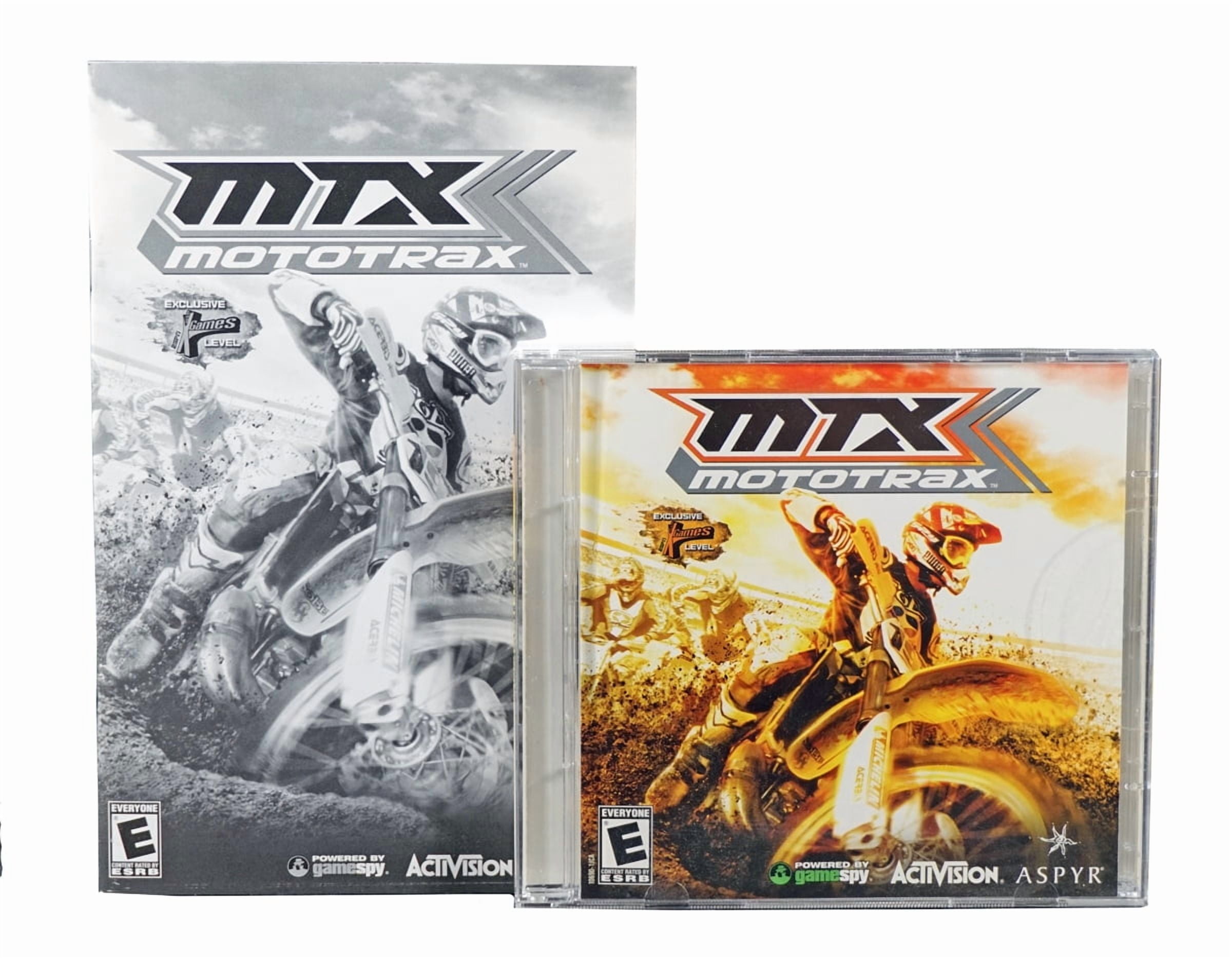 MTX Mototrax Jewel Case & Manual - Classic PC CD Game from 2004 ...