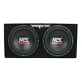 MTX Audio Terminator TNE212D Dual Loaded 12-Inch 1200-Watt Subwoofer Box Enclosure - Walmart.com