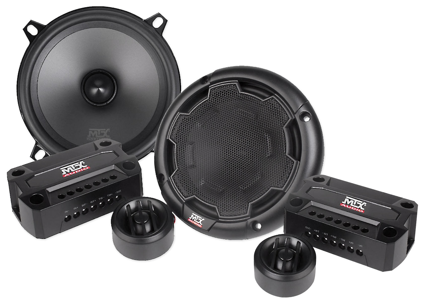 Pair MTX THUNDER51 5.25" 360w Car Audio Component Speakers/Multi-Mount ...