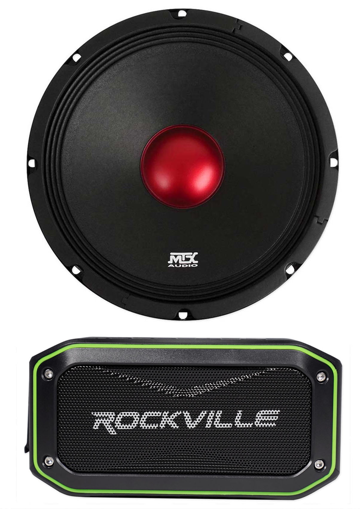 MTX Thunder RTX108 10” 500w Mid-bass/Midrange Car/Pro Audio Speaker ...