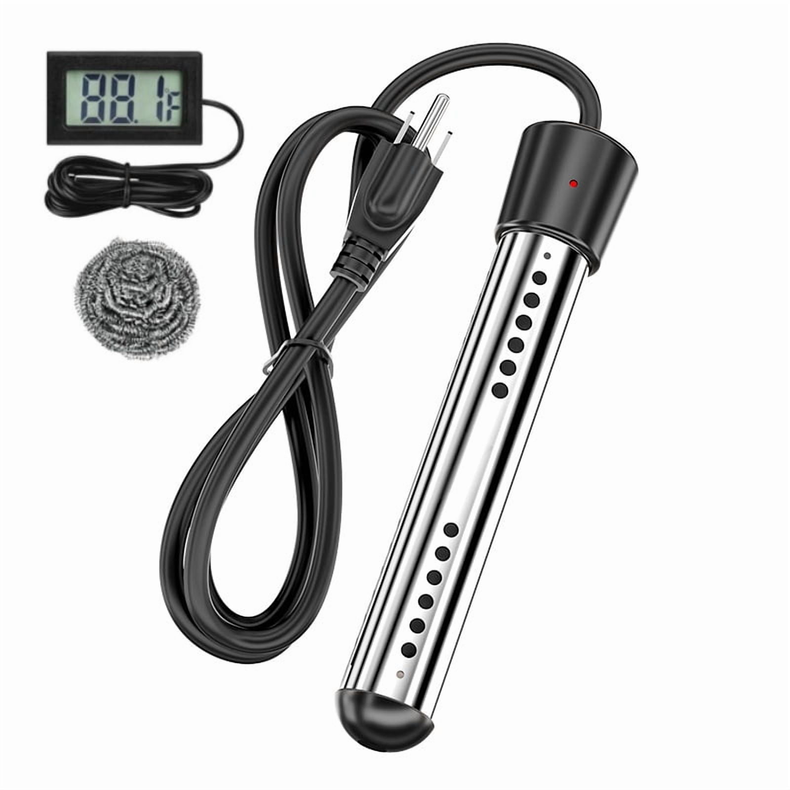 MTYIQS 1500W Immersion Heater, Portable Electric Water Heater Fast ...