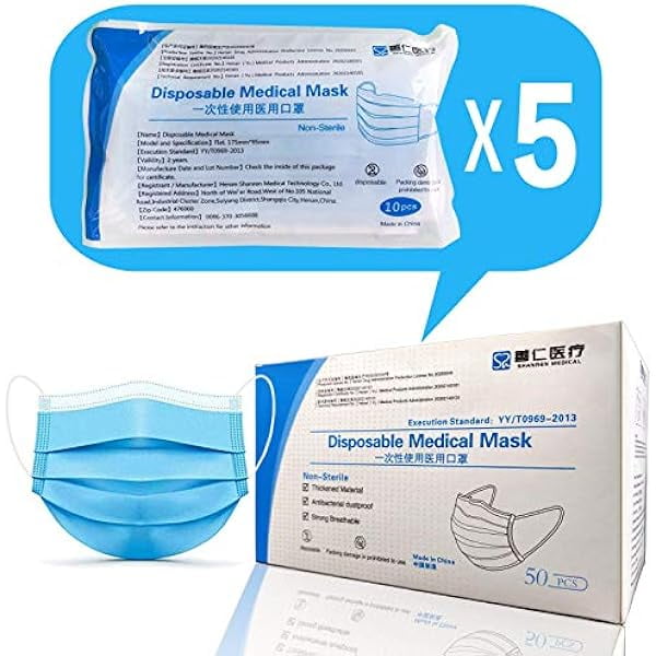 MTYX Disposable Medical Grade Face Masks, Mouth Mask, Quality ...