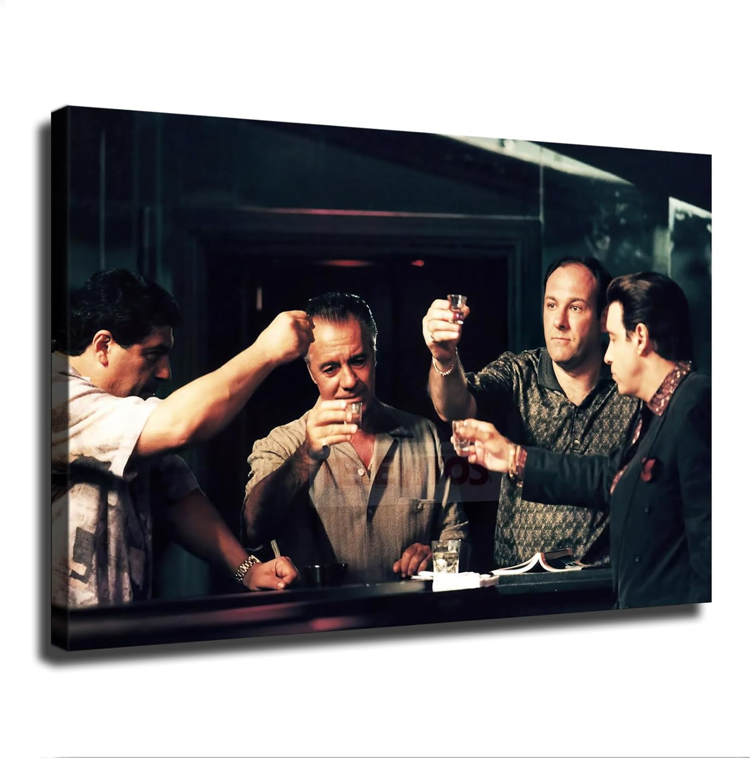 MTfybk Mafia Gangster Movie The Sopranos Tony Soprano Gandolfini Poster ...