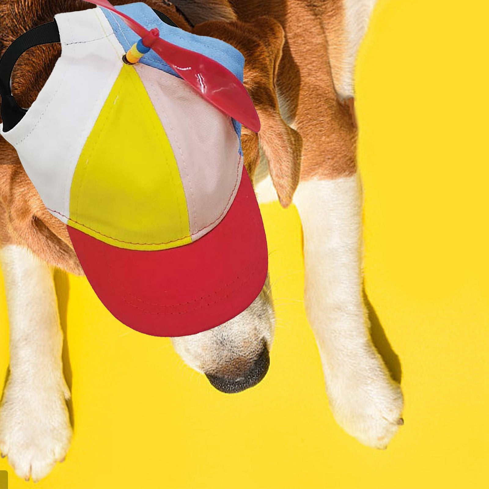 MU Dog Hats with Funny Propeller Size and Rope Double Adjustment Pet ...