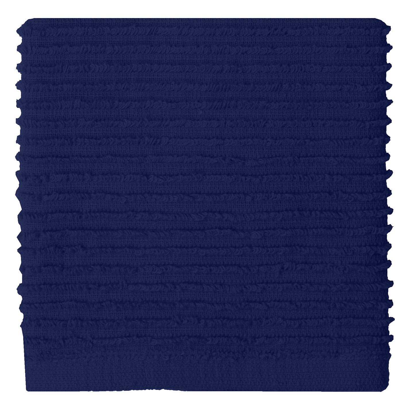 MU Kitchen 100% Cotton Ridged Dish Cloth, 12 x 12 Inches, Ink Blue ...