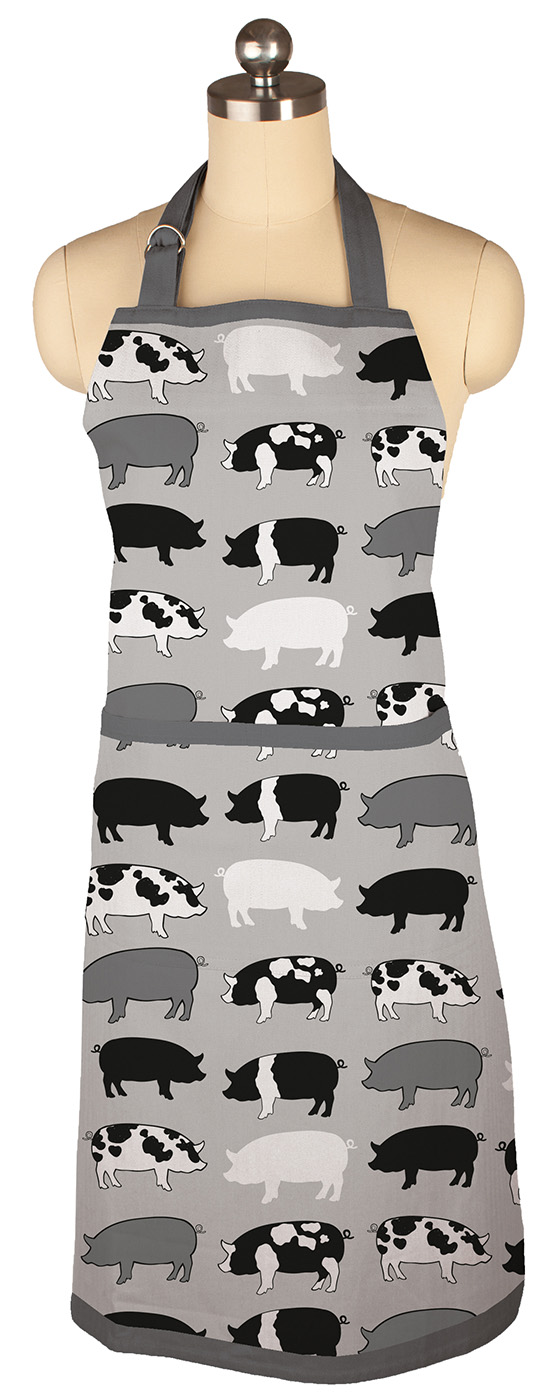 MU Kitchen Adjustable Cotton Designer Apron, 35-Inches, Pigs - Walmart.com
