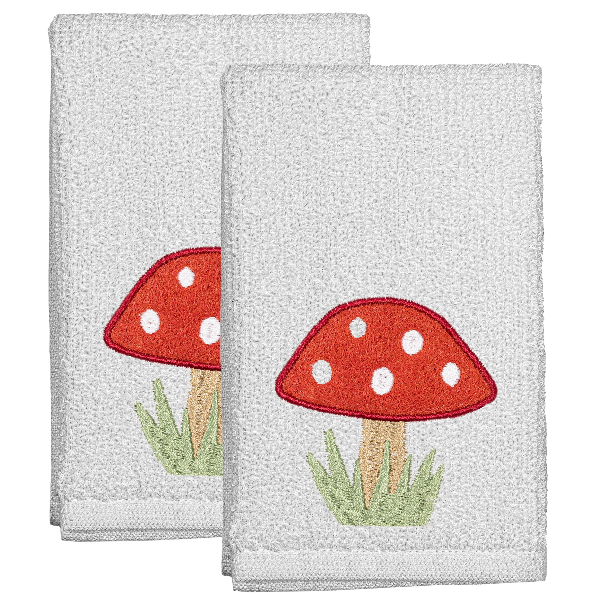 MU Kitchen Scrubsy Dish Cloth and Scrubber, Set of 2, Mushroom ...