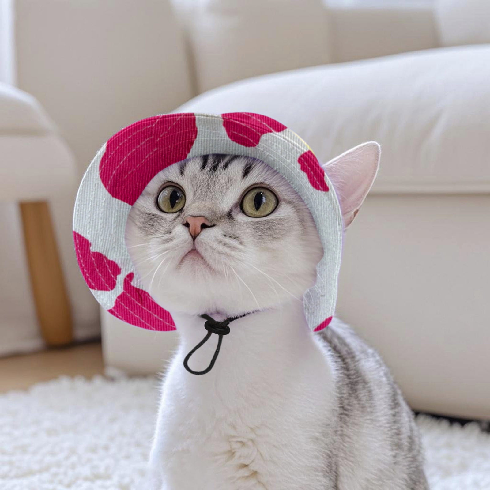 MU Pet hat with Ear Holes Sunscreen Baseball Cap Suitable for Small ...