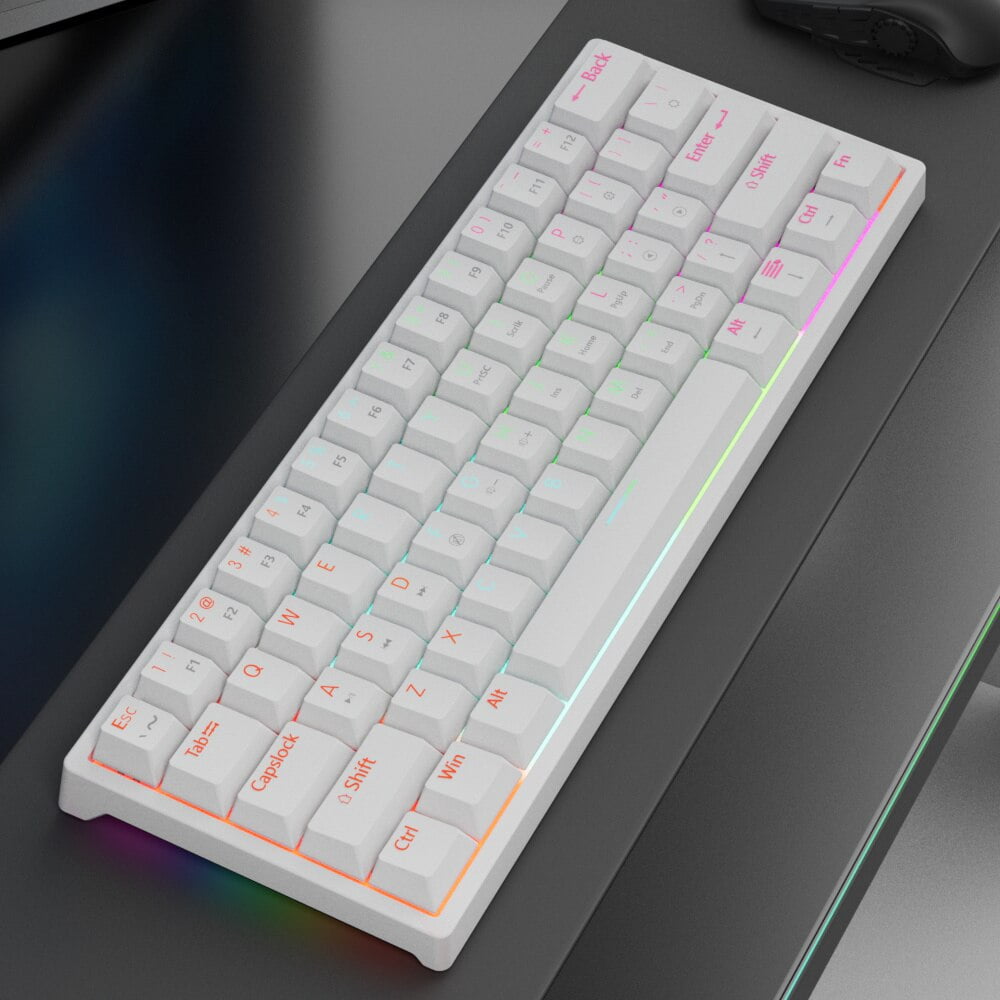 MUCAI MK61 USB Gaming Esports Mechanical Keyboard 61 Key Red Axis Wired ...