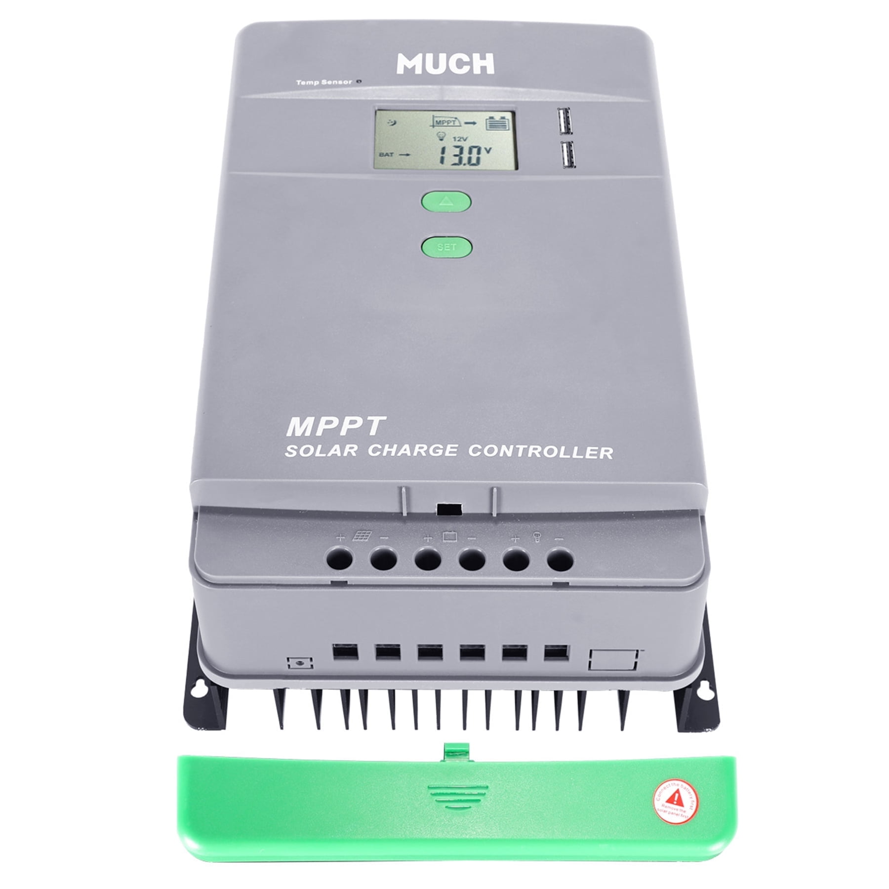 MUCH 30 Amp 12V/24V DC Input MPPT Solar Charge Controller with LCD ...