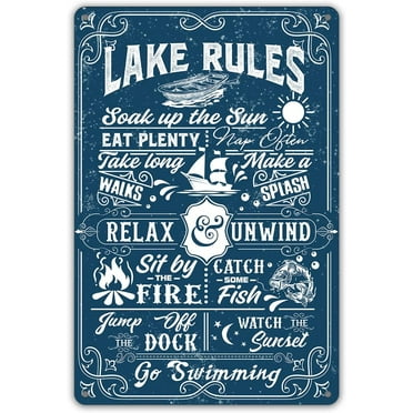 The Lake Decor - Sailboat Sign - Walmart.com