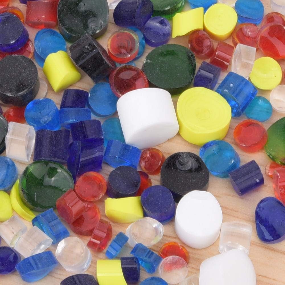 MUCOFEI 100g Mixed Glass Frits COE AIS1 90 Fusing Glass for Microwave ...