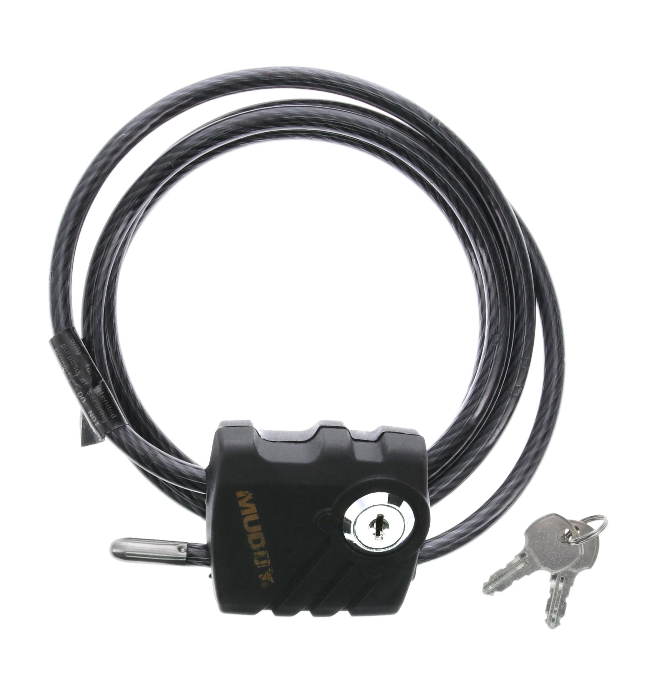 Muddy Defender Security Cable (5/16") Stainless Steel Cylinder Lock ...