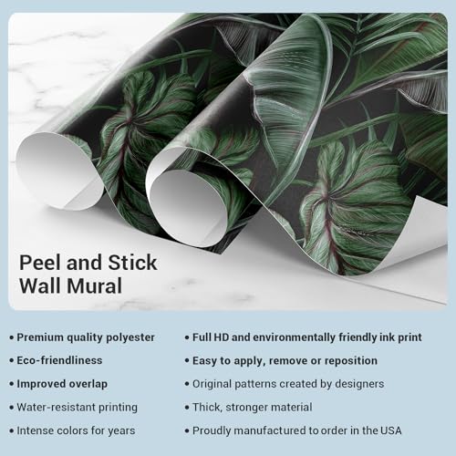 MUDECOR Wall Mural Impressionist Garden Soft and Dreamy Floral ...